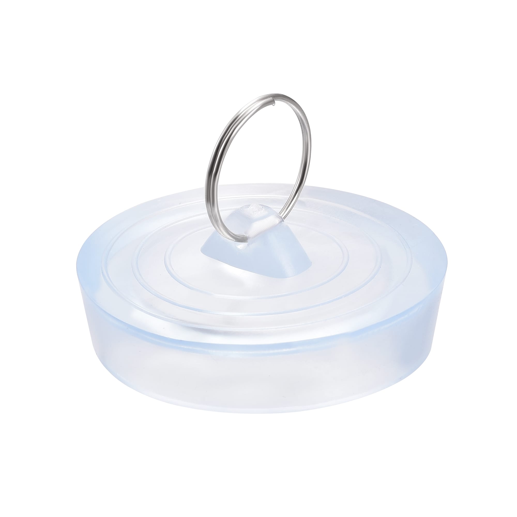 Unique Bargains Rubber Sink Plug Clear Drain Stopper Fit 2-1/8 Inch to ...