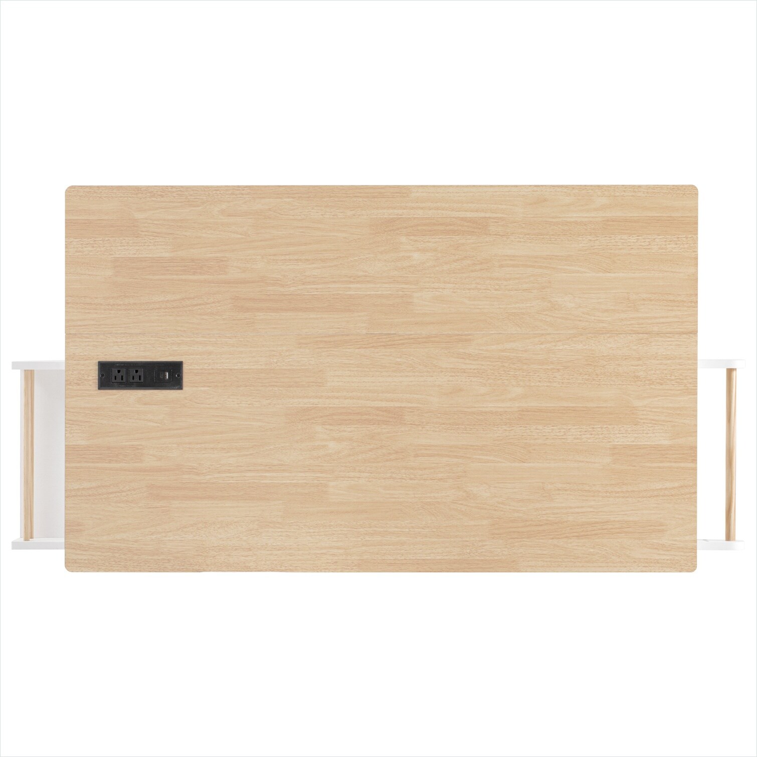 Watnature Fluted Kitchen Island with Drop Leaf and Power Outlet Clean ...