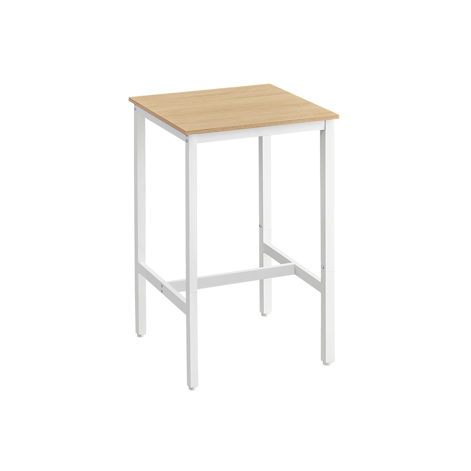 Slickblue Square Bar Table Fixed with H-Stretcher Particleboard and ...