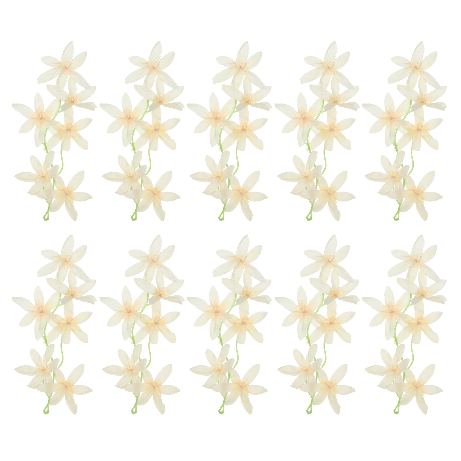PATIKIL 7 Inch Artificial Orchid Flower 16 Pcs Floating Candles ...