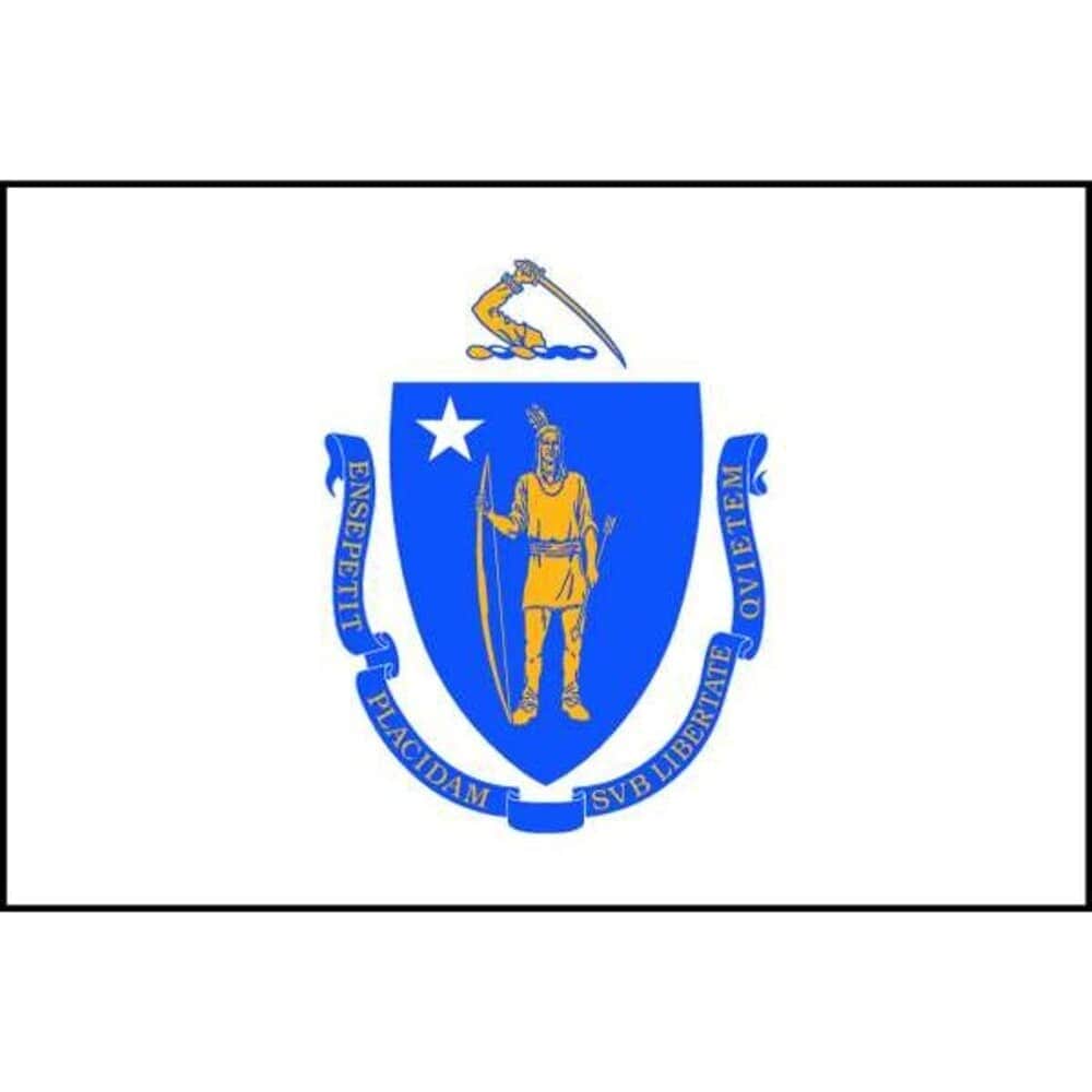 Annin Flagmakers Massachusetts State Flag3x5 Ft 142460 in the ...