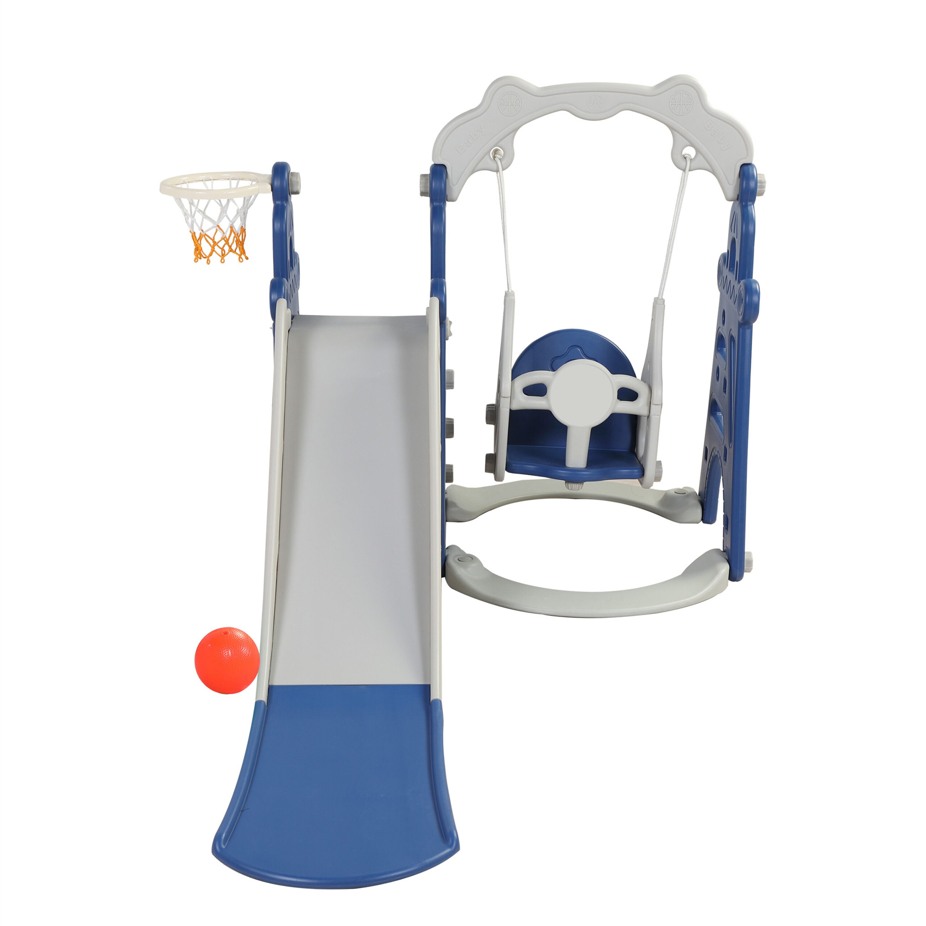 Damerin 1-Swing Blue Plastic Playset TCS-N7-13 at Lowes.com