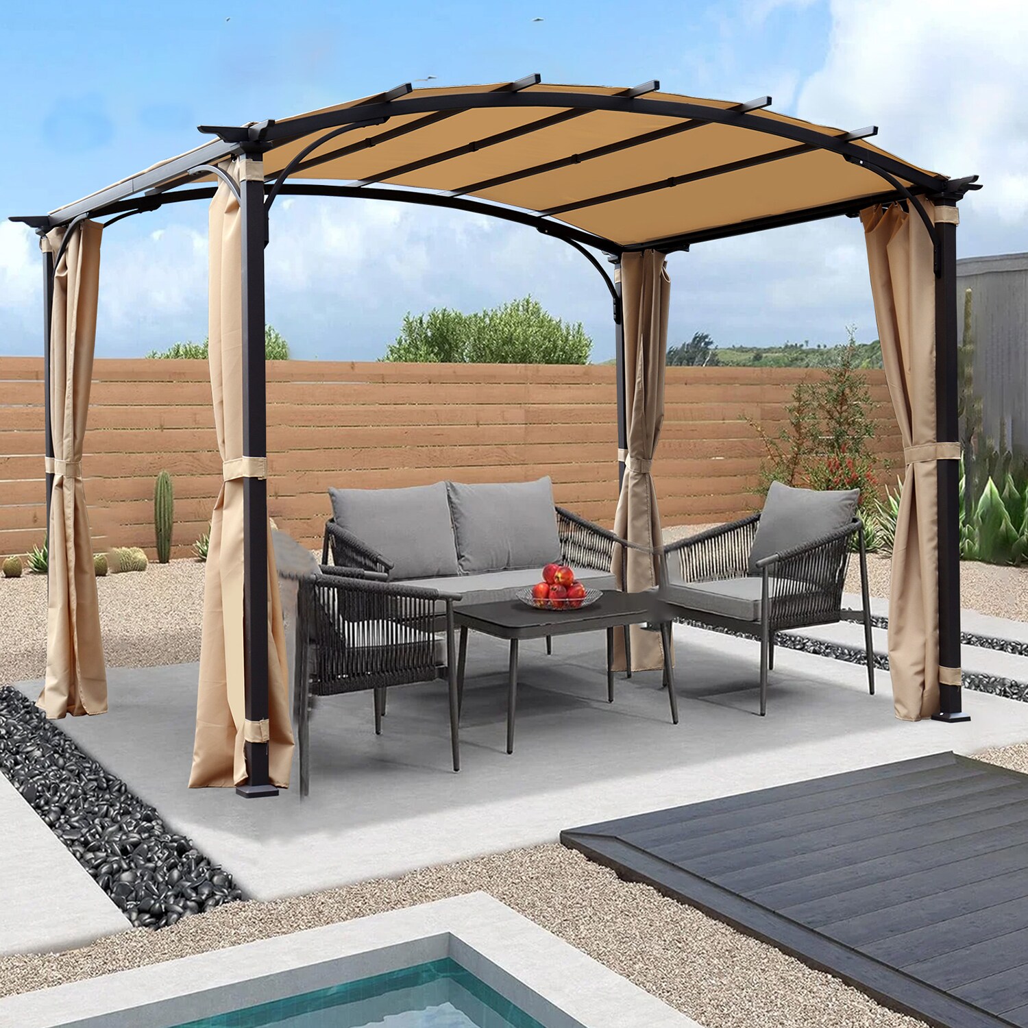Mondawe Steel-Frame Pergolas at Lowes.com