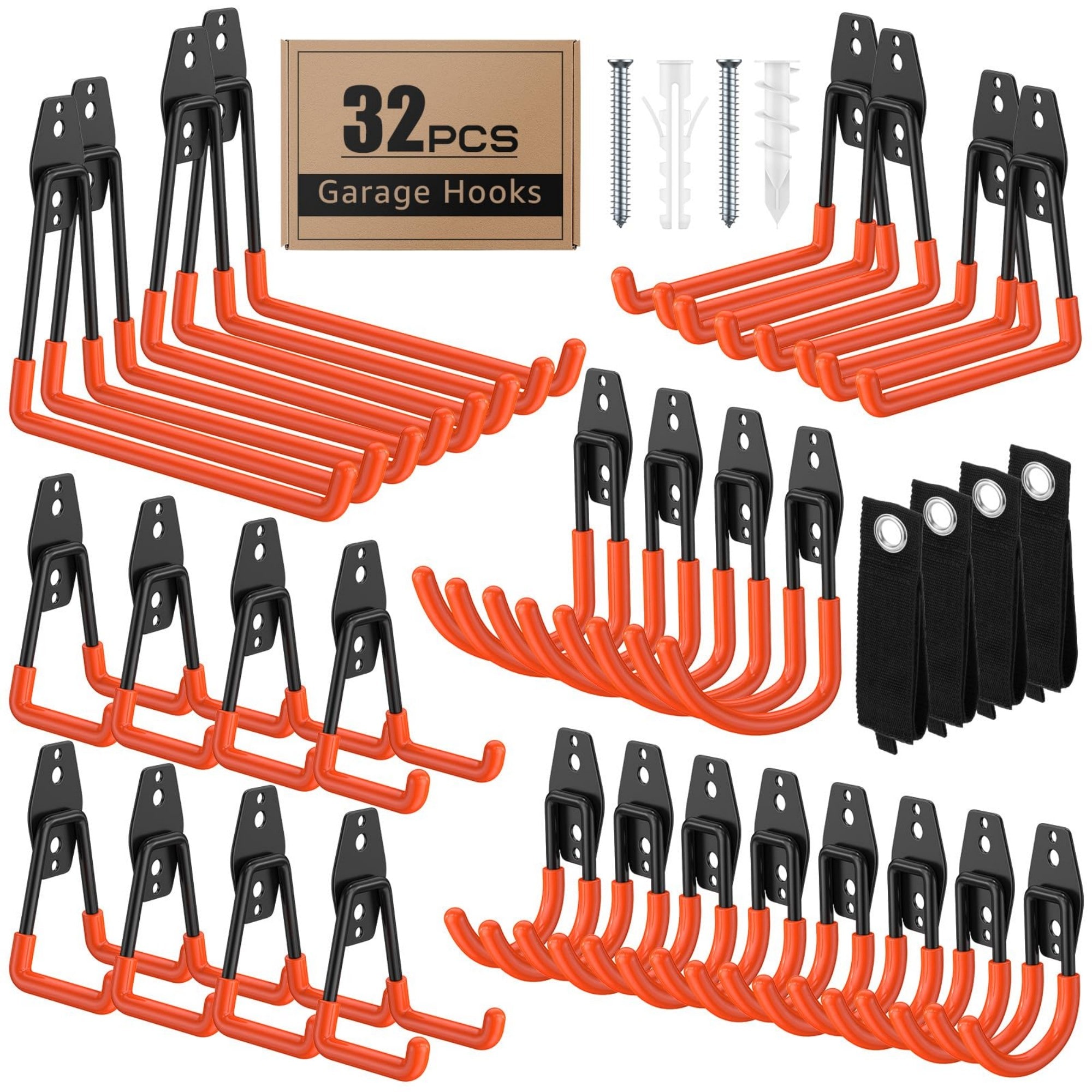 Wudkey 2.75-Inch-Wide Garage Storage Hooks at Lowes.com