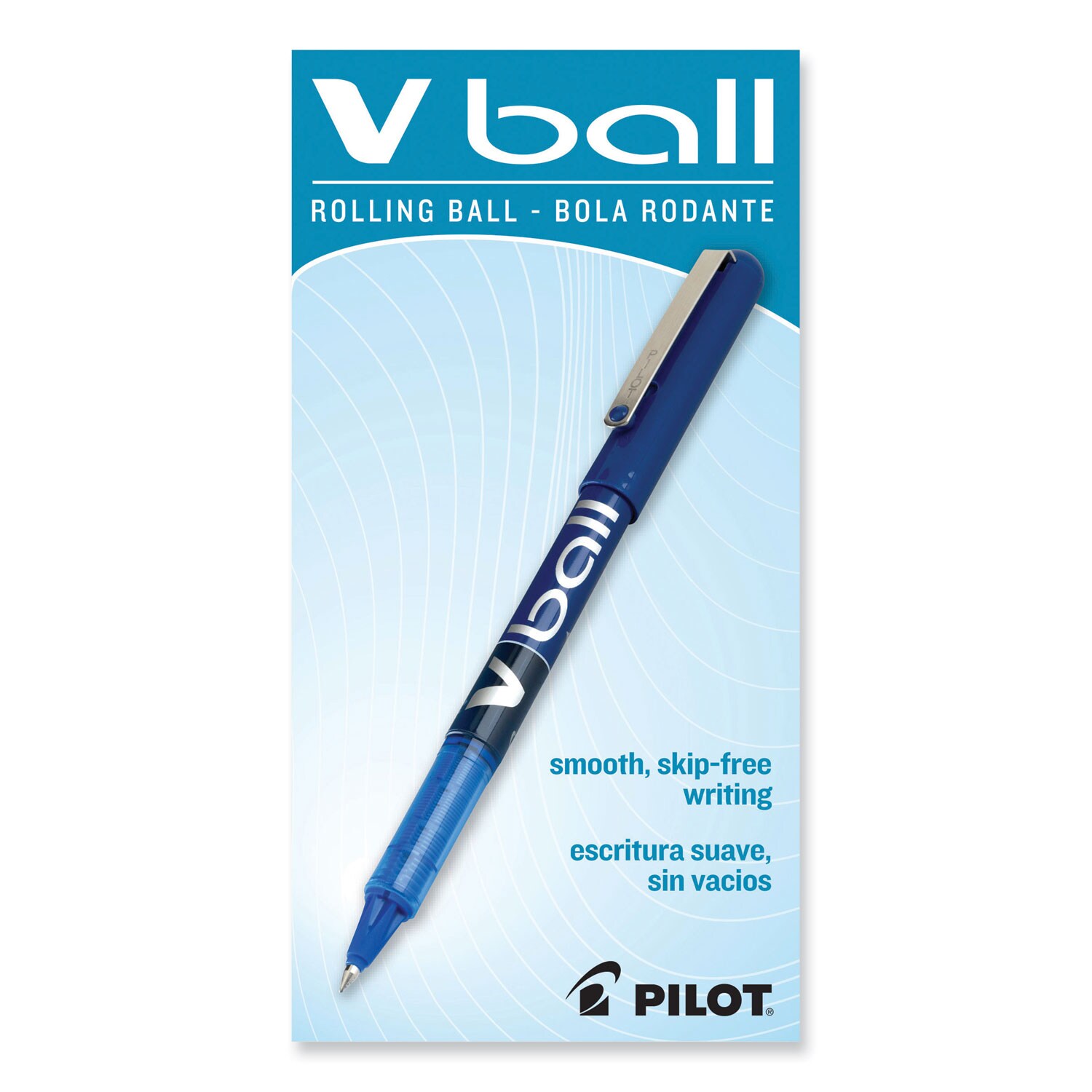 Pilot VBall Liquid Ink Rollerball Pen Stick Extra Fine 0.5 mm Blue Ink ...
