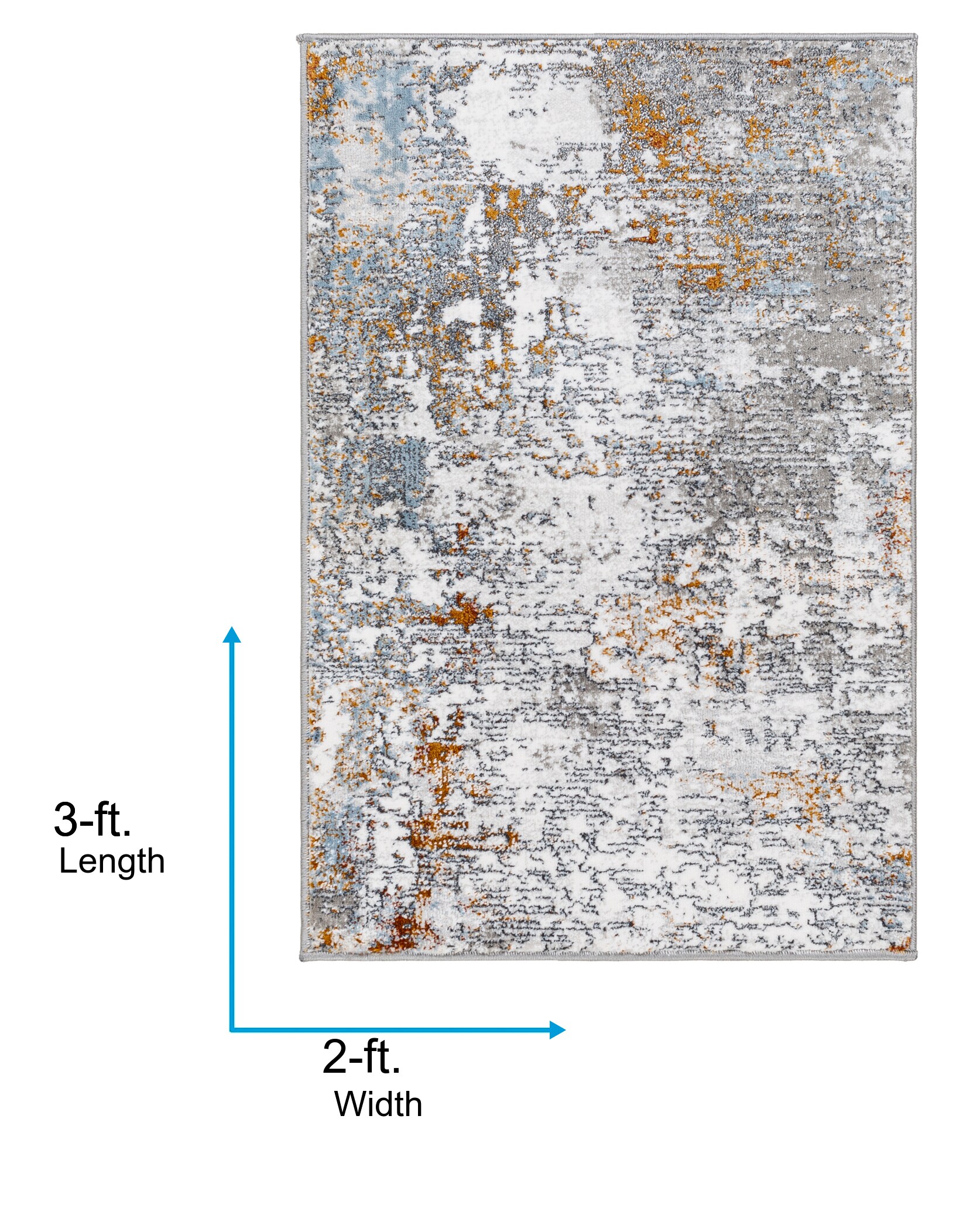 Origin 21 with STAINMASTER Modern 2 X 3 (ft) Indoor Abstract Area Rug ...
