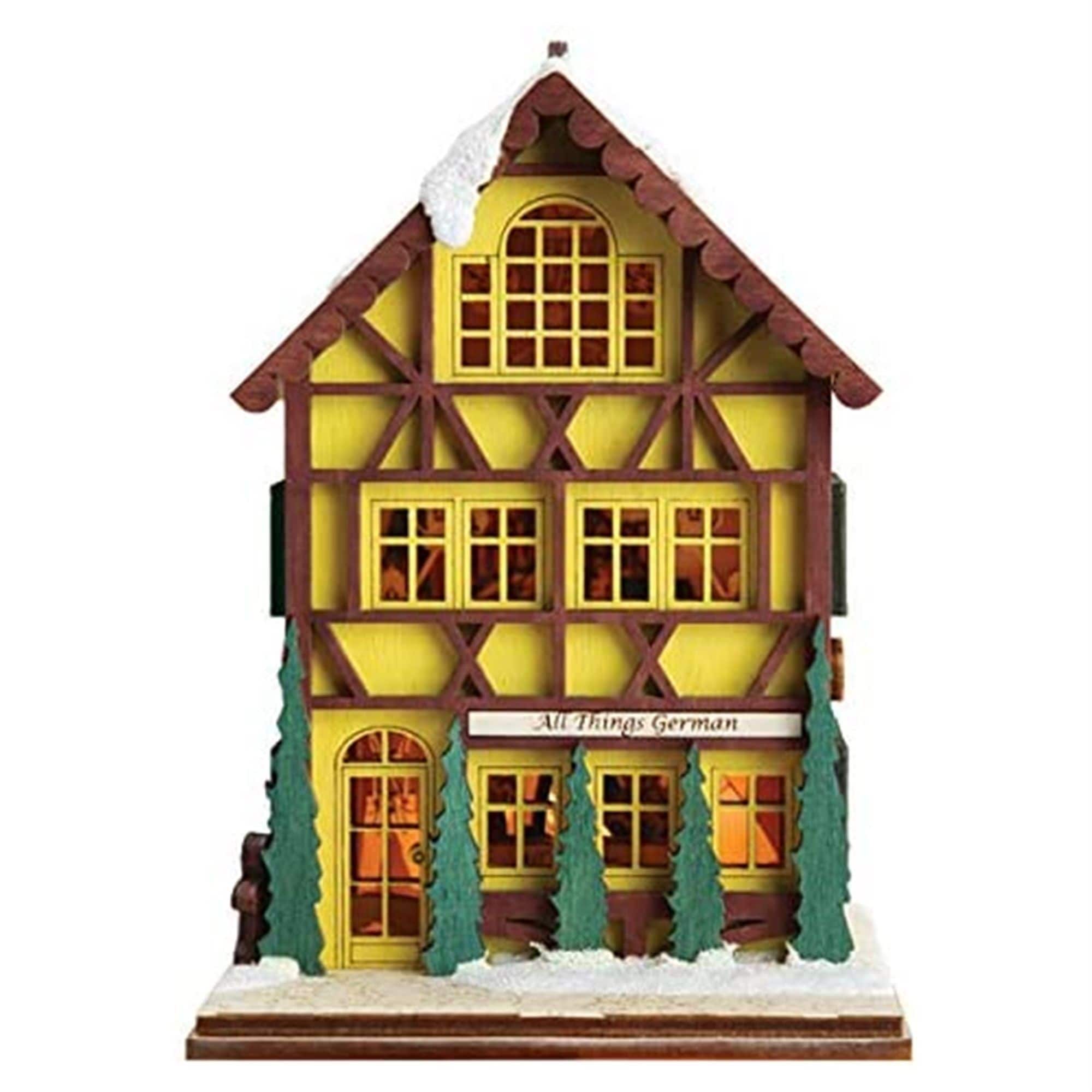 Old World Christmas Ginger Cottages Wooden Ornament - All Things German in the Christmas ...