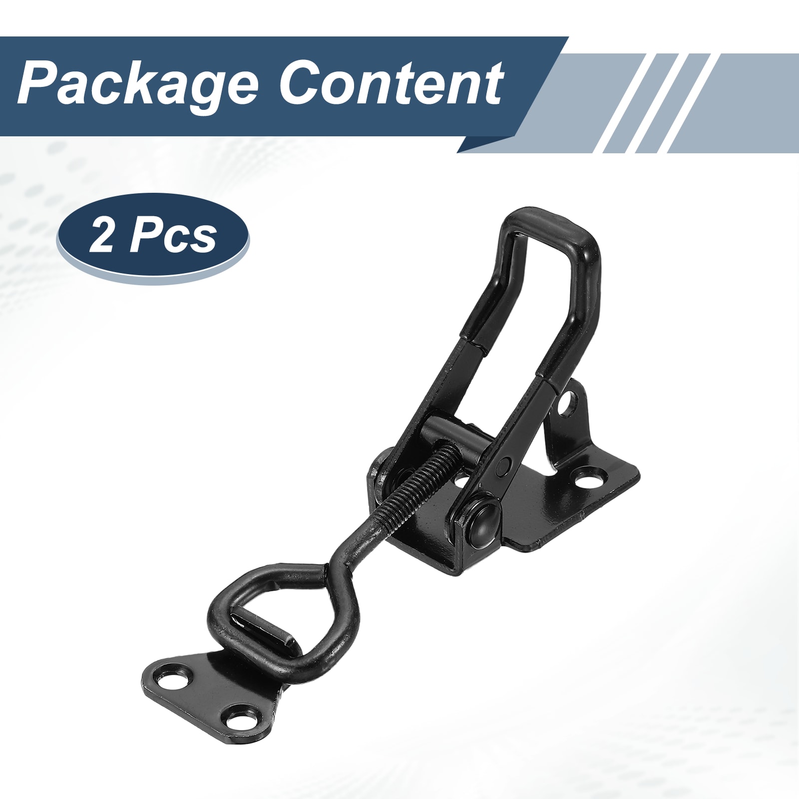 Harfington 2pcs Adjustable Toggle Clamp M6 x 31mm 396lbs Holding ...