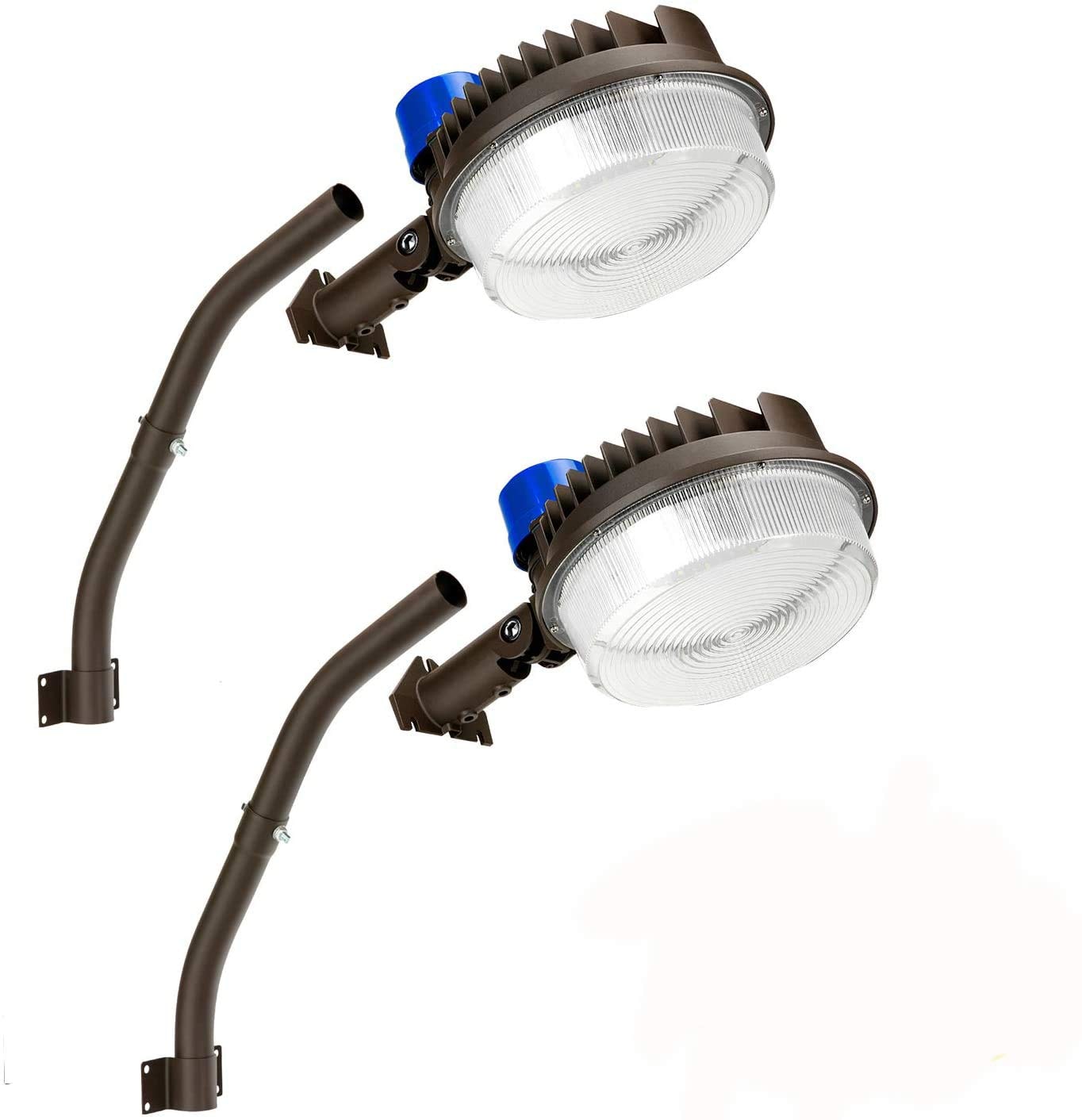 Vrbgify 2-Pack 120W LED Barn Lights 18000LM Each 5000K Dusk to Dawn ...