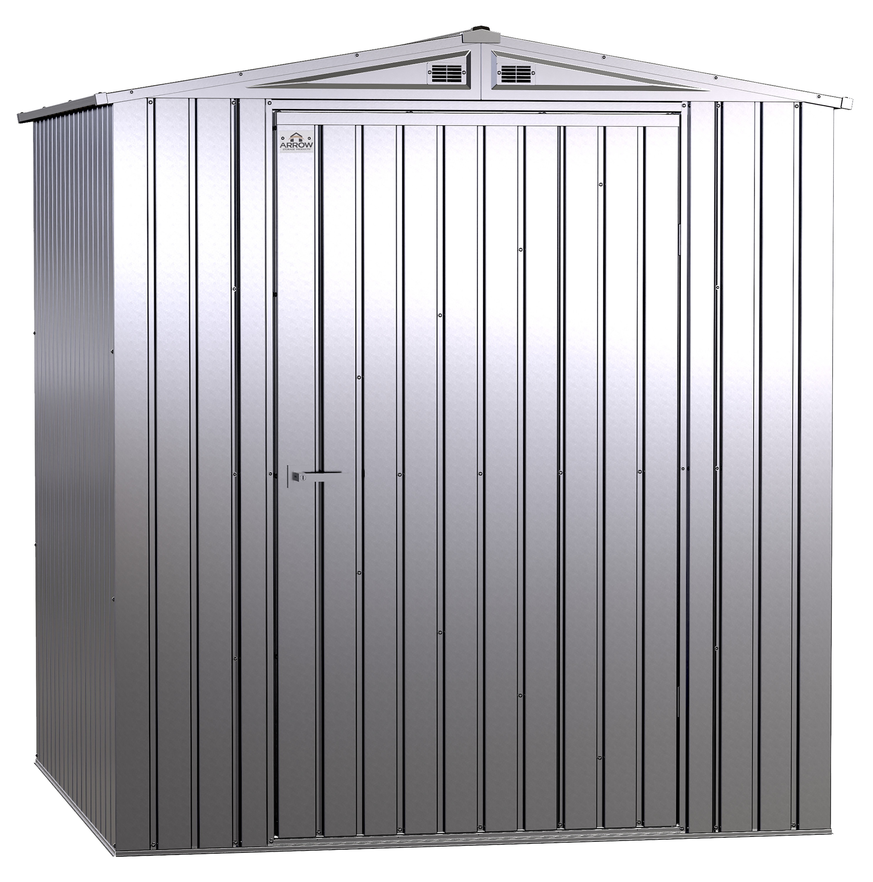 Galvanized steel Silver Metal Storage Sheds at Lowes.com