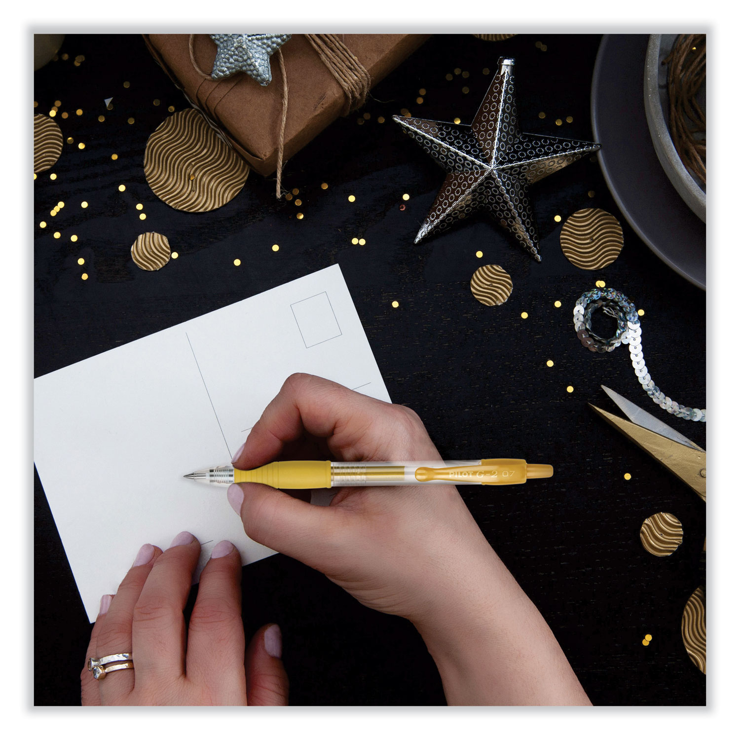Pilot G2 Metallics Gel Pen Retractable Fine 0.7 Mm Assorted Ink And ...