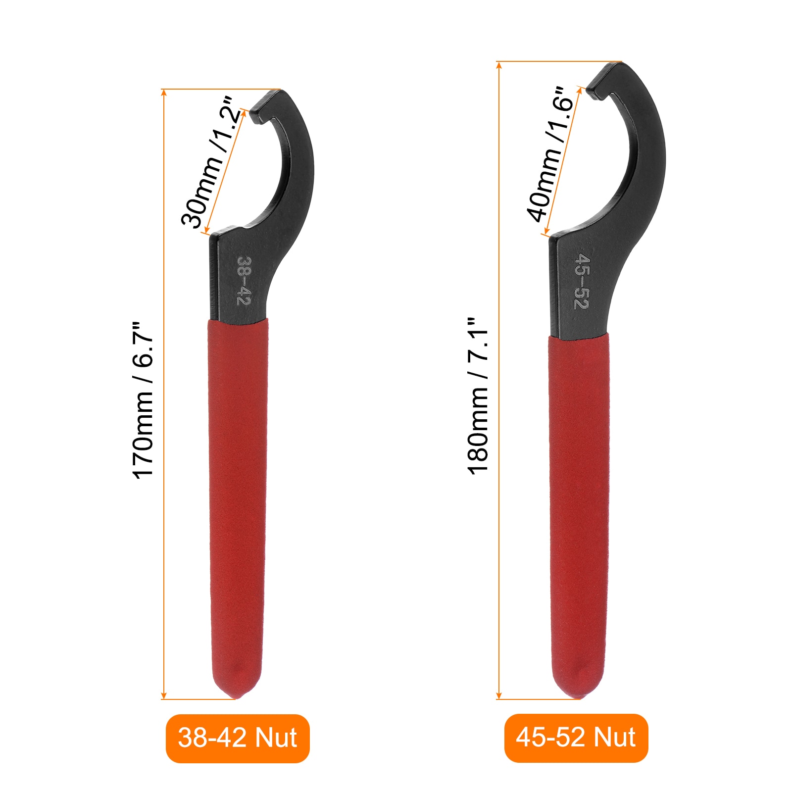 Unique Bargains C Hook Spanner Wrench for Lathe Clamping 38-42mm Collet ...