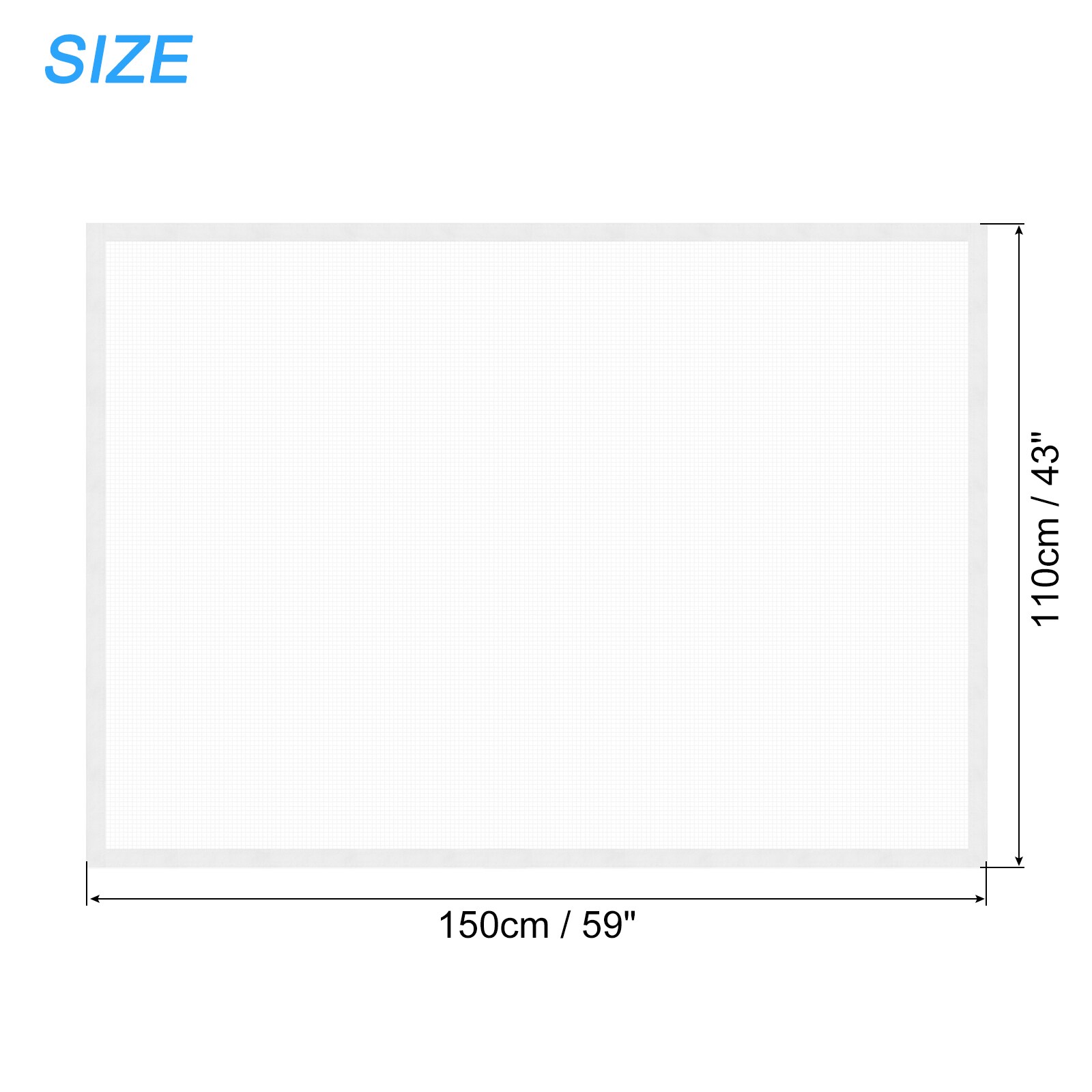 Unique Bargains Window Screen Mesh 43 Inch x 59 Inch DIY Fiberglass ...