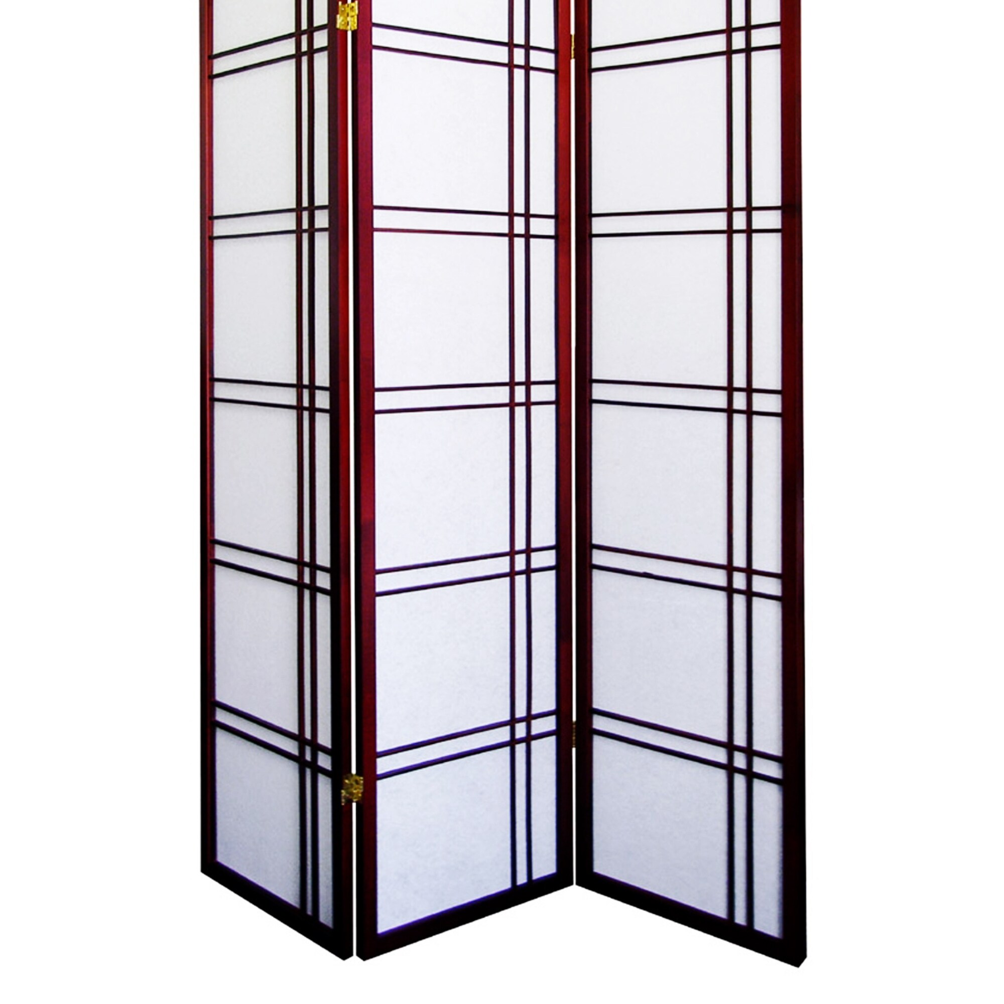 LOVMOR 70inch Tall 3 Panel inch Girardinch Room Divider Cherry in the ...