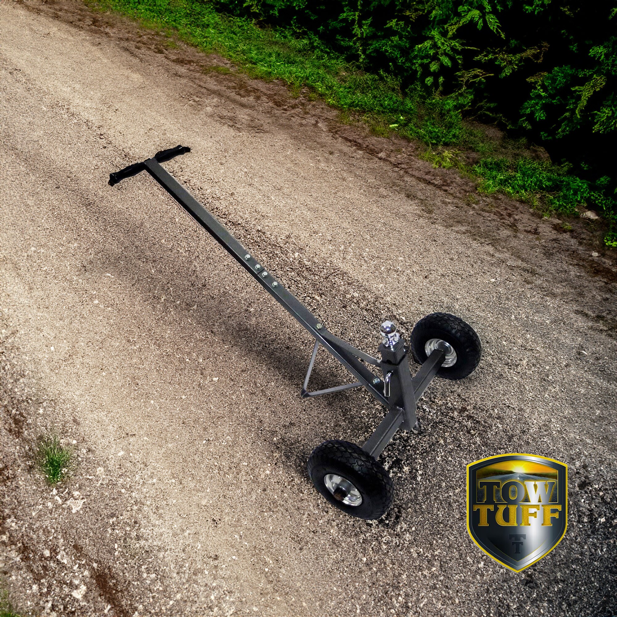 Tow Tuff TMD-600AFF Adjustable Solid Steel 600 Pound Capacity Trailer ...