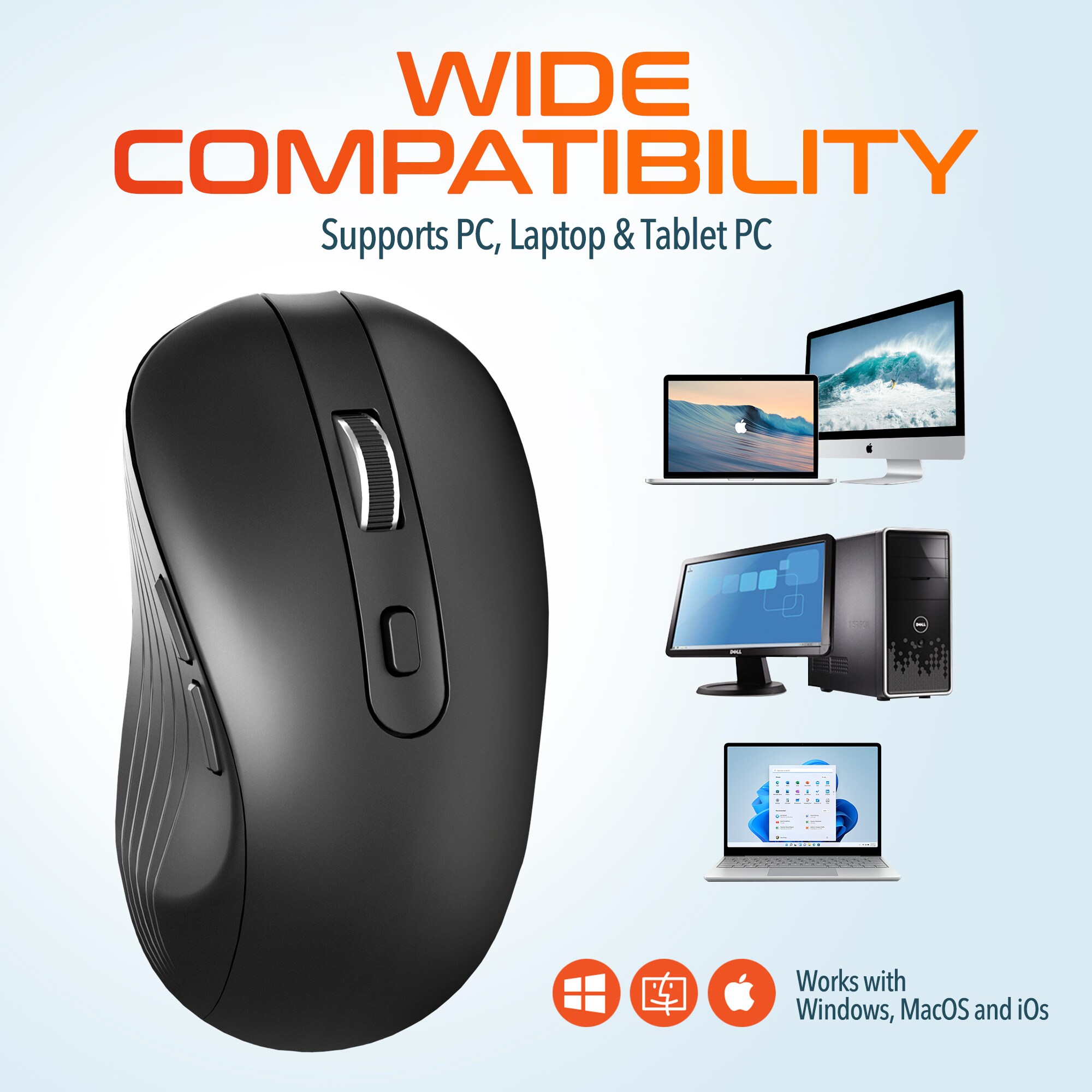 Delton D101 Mouse Pad with Wireless Charging Digital Notepad Phone ...