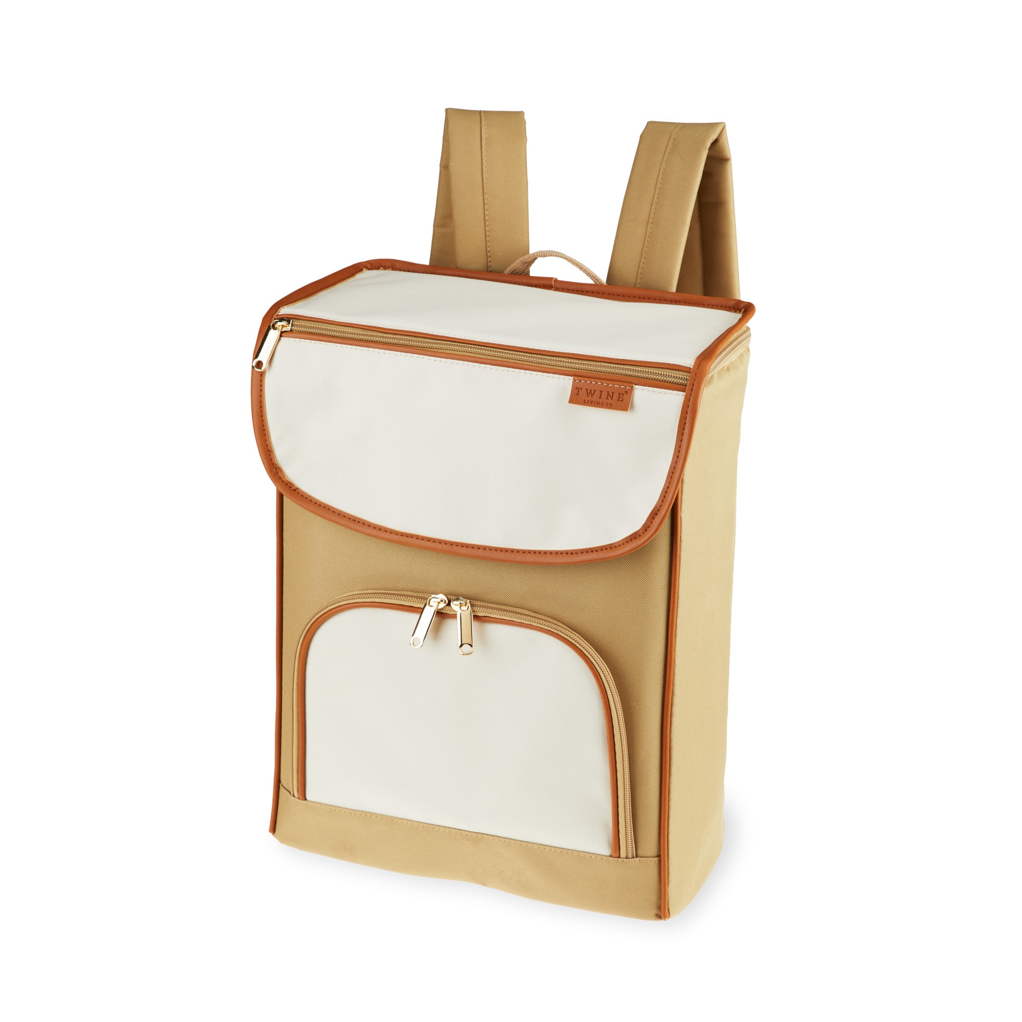 Twine Insulated Cooler Backpack in Tan in the Portable Coolers ...