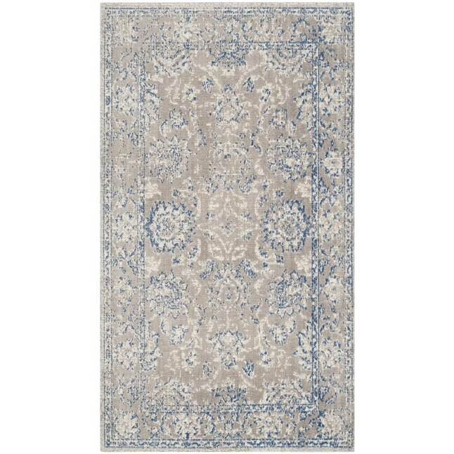 Safavieh Patina Sinese 3 x 5 Taupe/Blue Indoor Abstract Vintage Throw ... Safavieh Patina Sinese 3 x 5 Taupe/Blue Indoor Abstract Vintage Throw ...