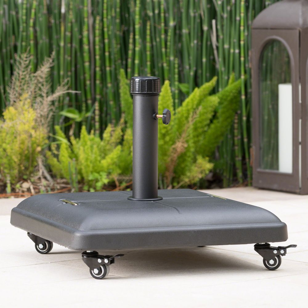 Blisstyle Only Umbrella Base Wheelie Umbrella Base Square Patio ...