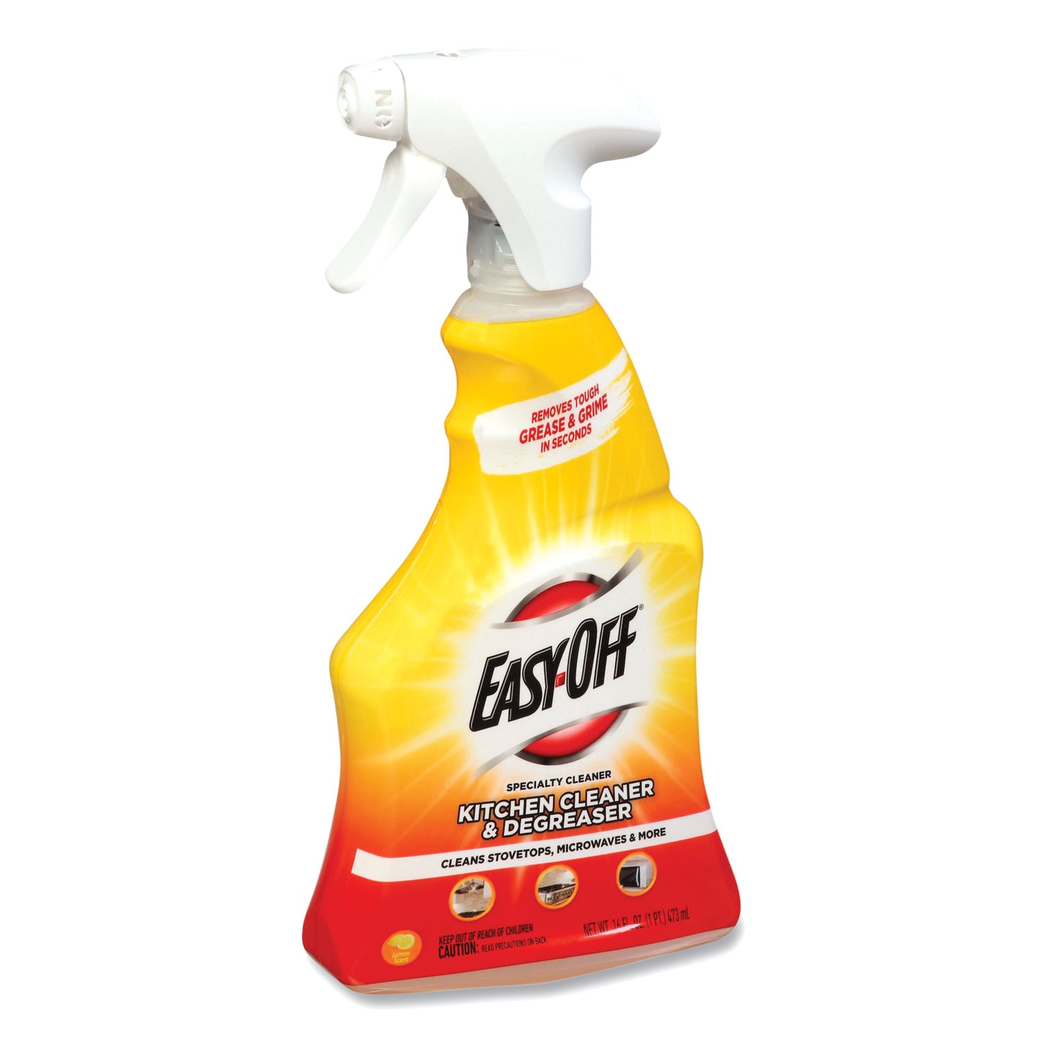 EASY-OFF EASY OFF Kitchen Degreaser Lemon Scent 16 oz Spray Bottle in ...