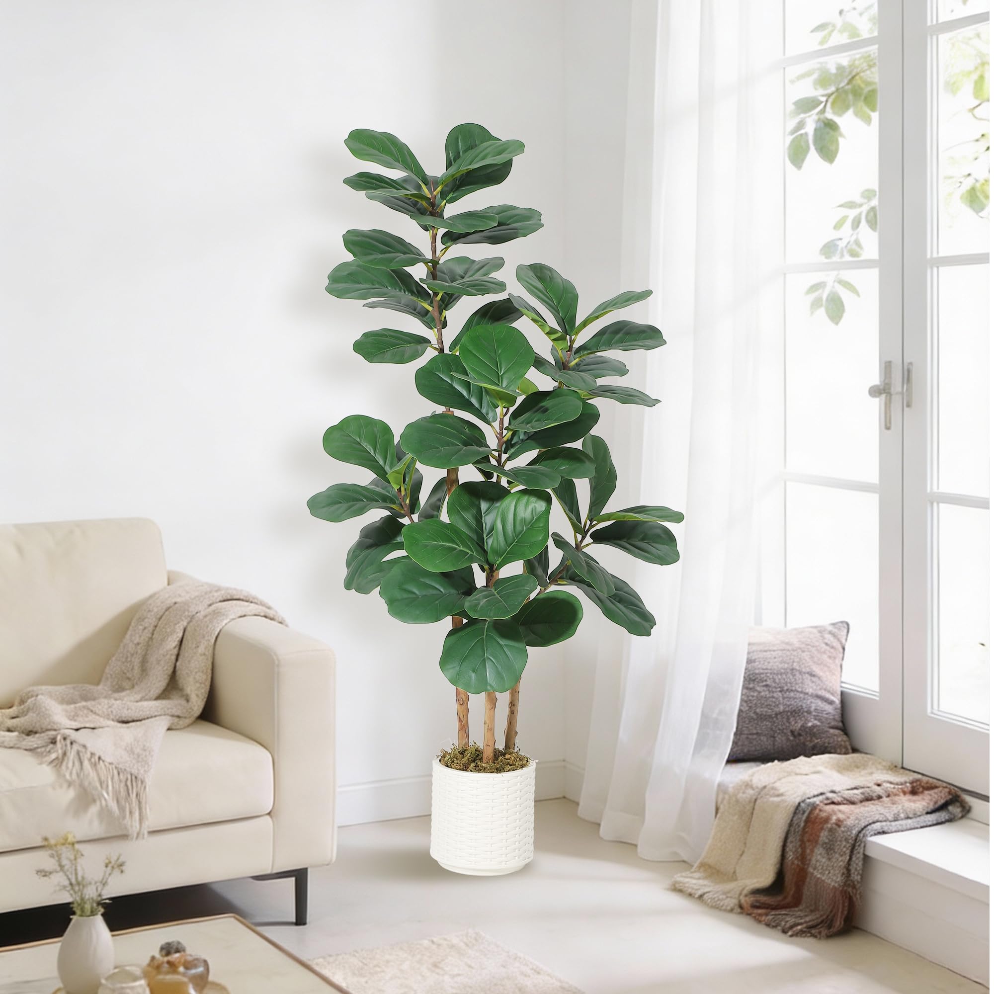 Garvee Extra tall (over 60-in) Artificial Plants & Flowers at Lowes.com