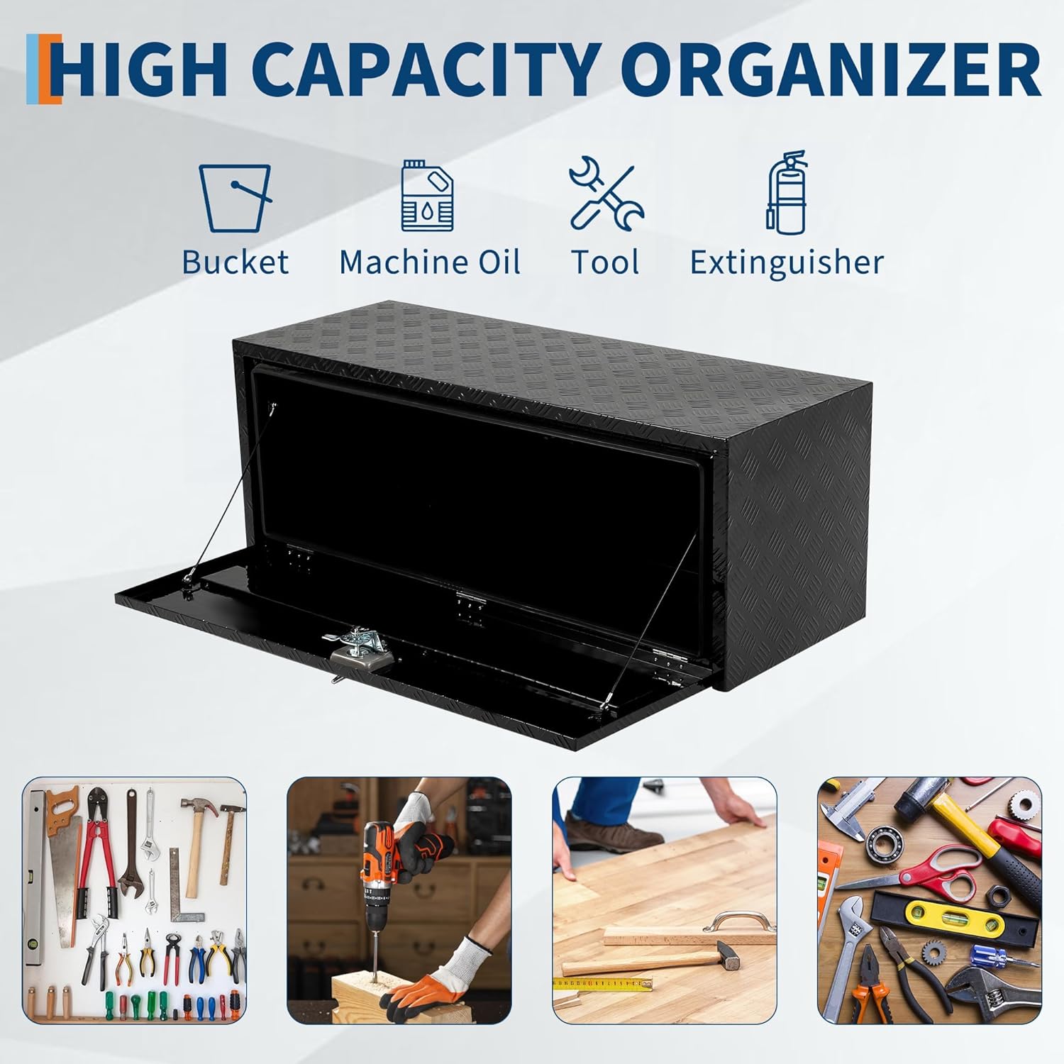 Qeetex 30-18-18 in Underbody Truck Box Pickup Storage Box Heavy Duty ...
