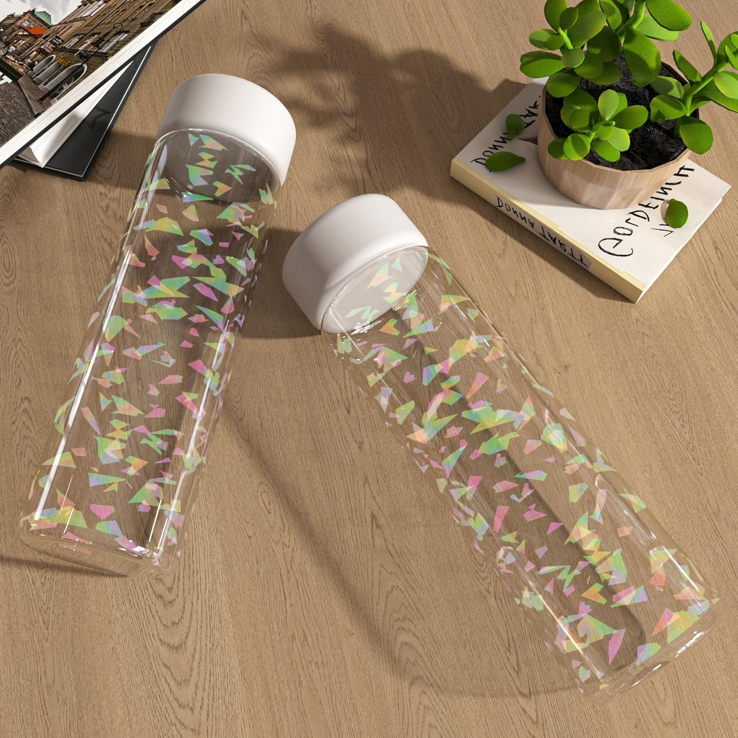 Livelynine Contact Paper Peel and Stick Clear Holographic Self Adhesive ...