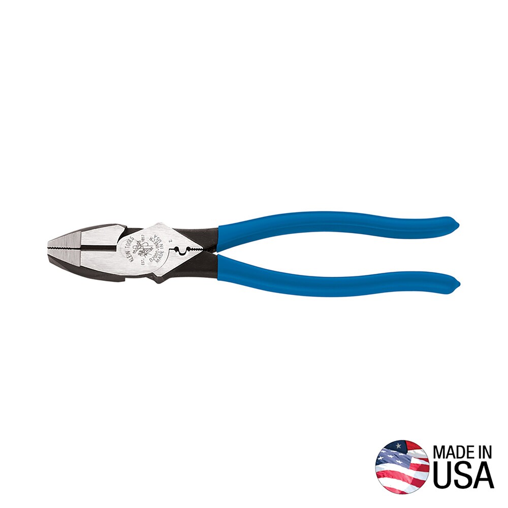 Klein Tools Lineman's Pliers with Crimping, 9-Inch in the Cutting ...