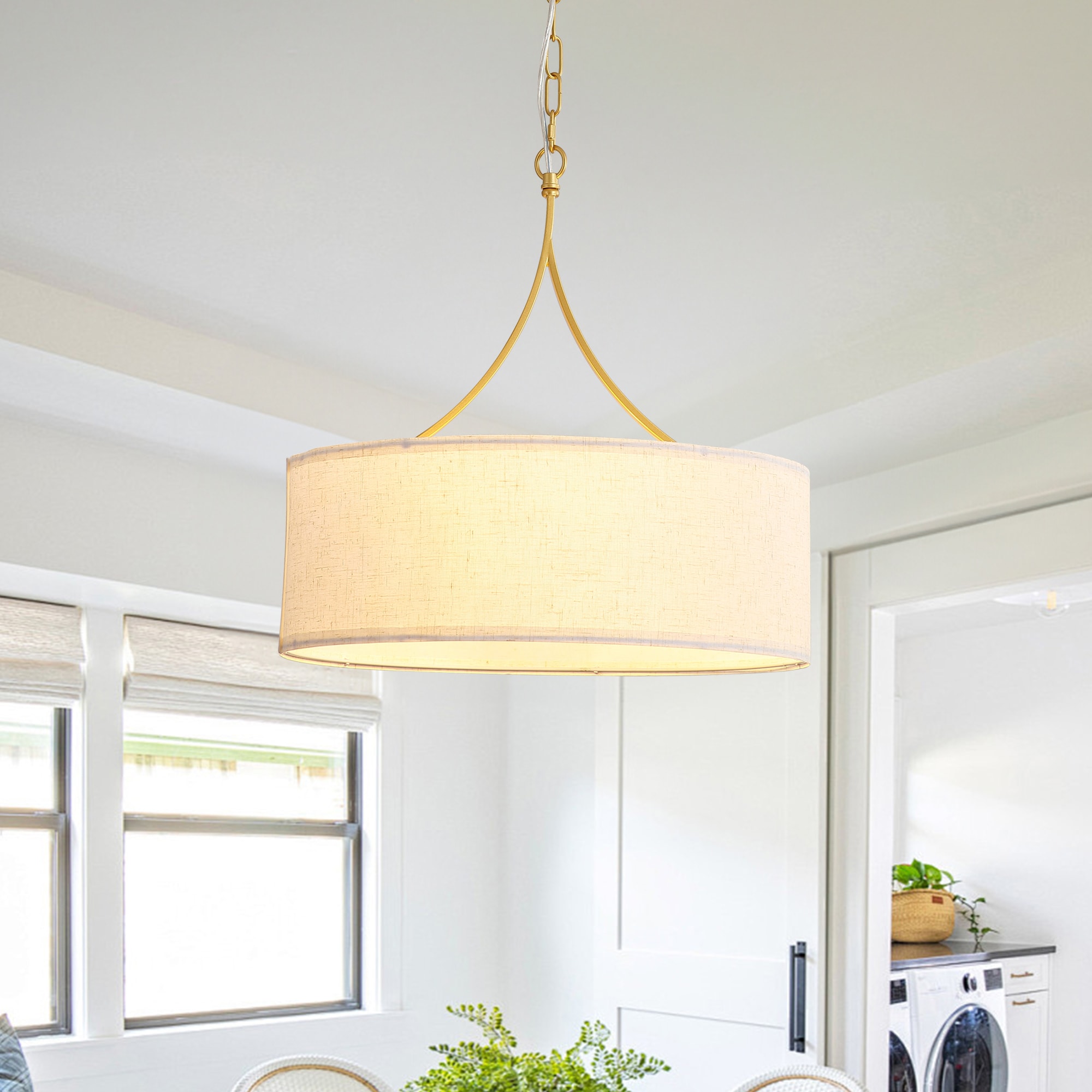 Sevenine Reminox 3-Light Gold Modern Pendant Design Hardwired ...