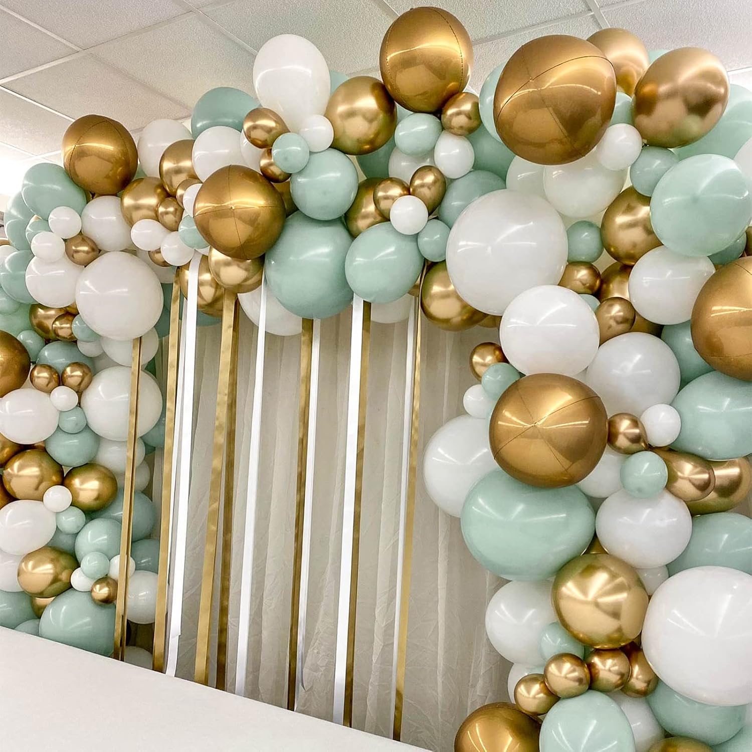 Voircoloria 105pcs White Balloons 12inch Party Balloons for Birthday ...