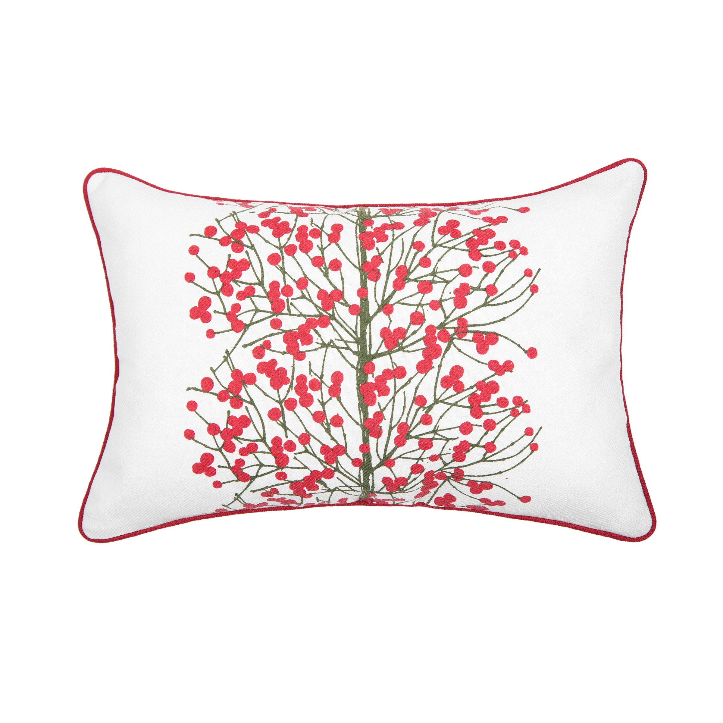 C&F Home Berries Tree Printed Christmas Throw Pillow 13 x 20 in the ...