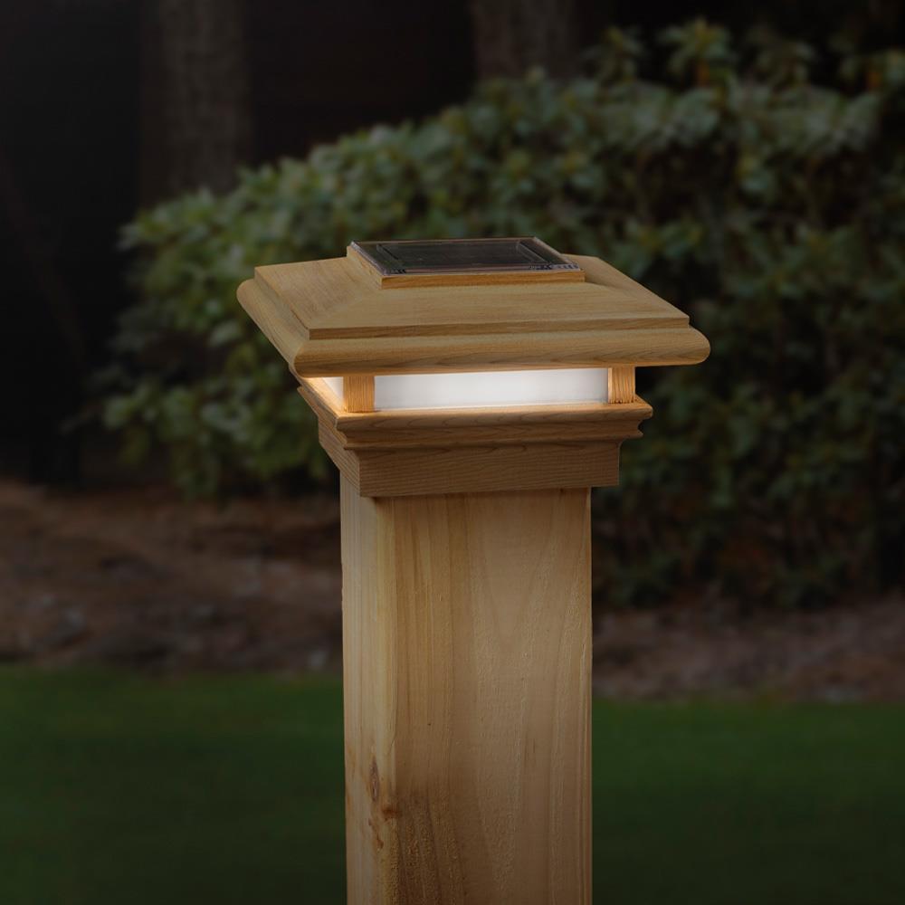 Deckorators 6-in x 6-in Cedar Outdoor Post Cap at Lowes.com