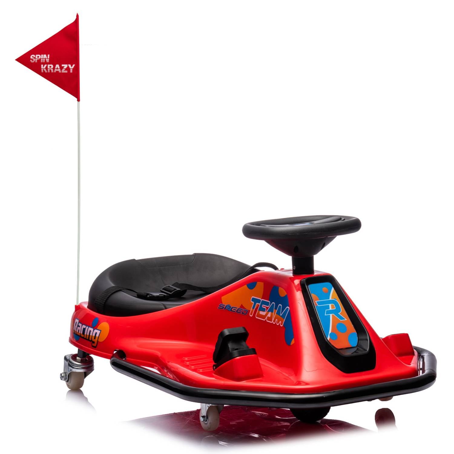 Garvee 24V Electric Drift Kart for Kids/ 360 Degrees Spinning Ride On ...
