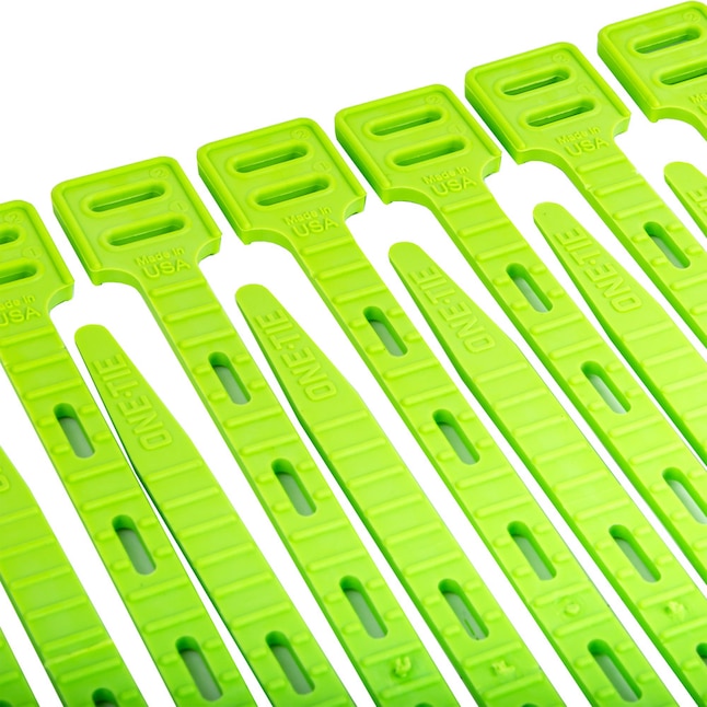 Duck Reusable Tie Straps- Green, 20 Pk, 8 In. 287909 at Lowes.com Duck Reusable Tie Straps- Green, 20 Pk, 8 In. 287909 at Lowes.com