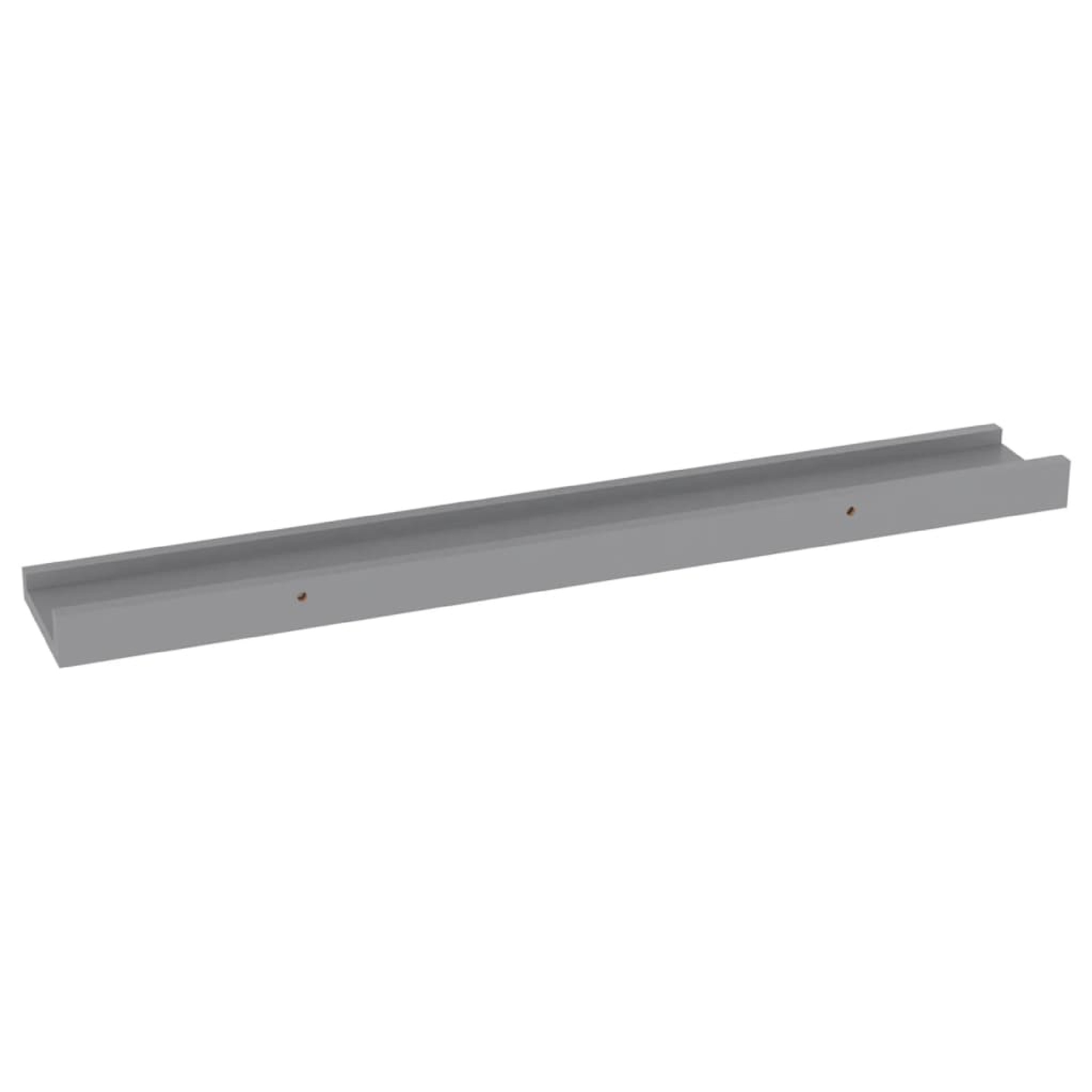 Benzara Steve Hanging Ledge Wall Shelf Set of 4 Gray Frame 24 Inch in ...