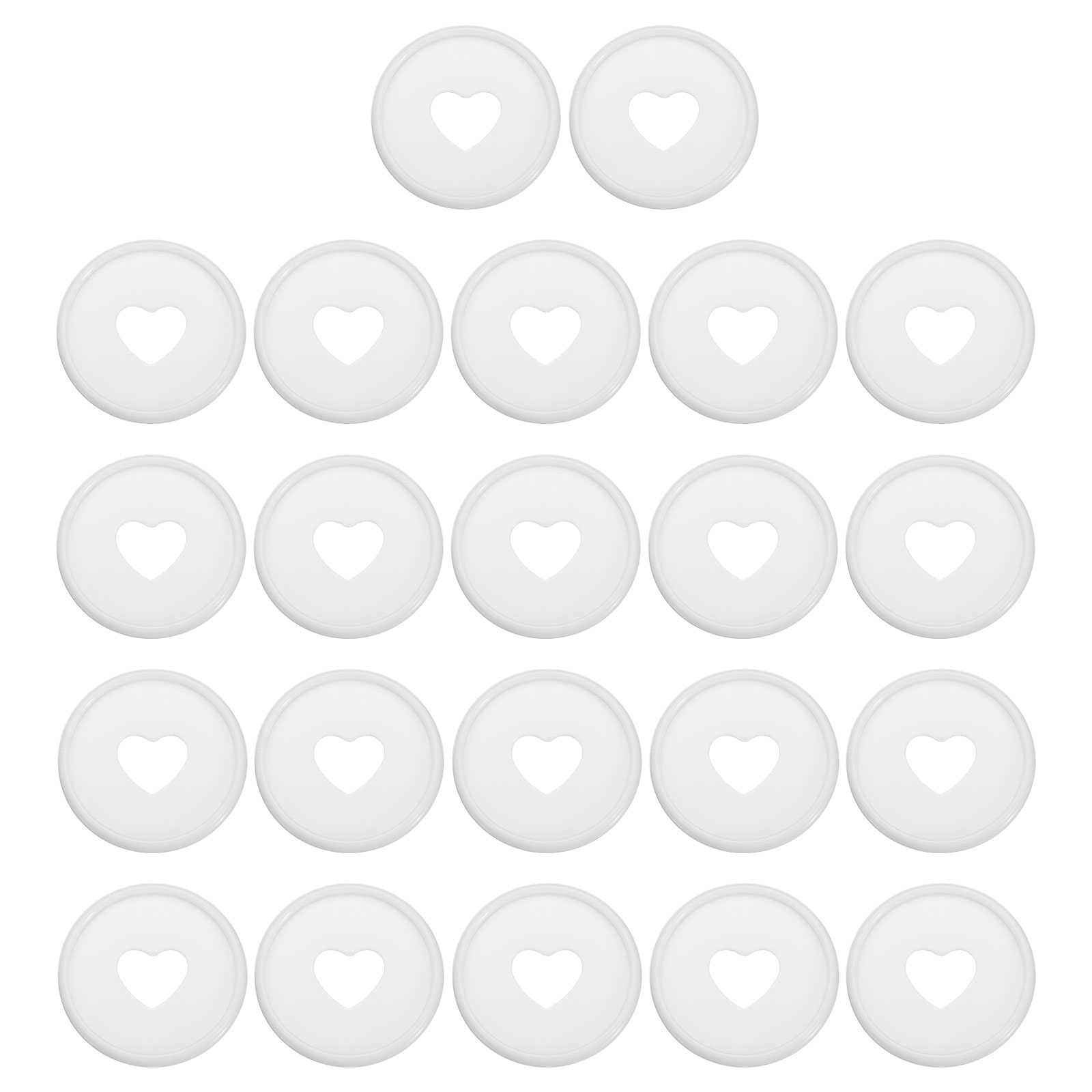 PATIKIL 35mm Plastic Book Binding Discs 22pcs Discbound Expansion Discs ...