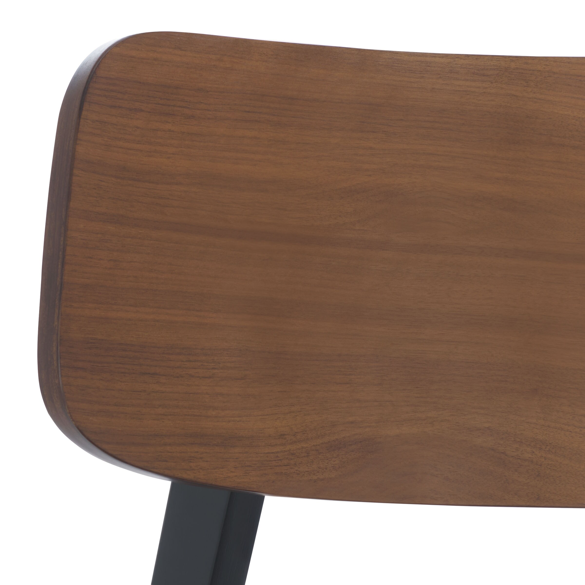 Safavieh Divya Wood And Linen Dining Chair/Walnut/Black/Olive Green in ...