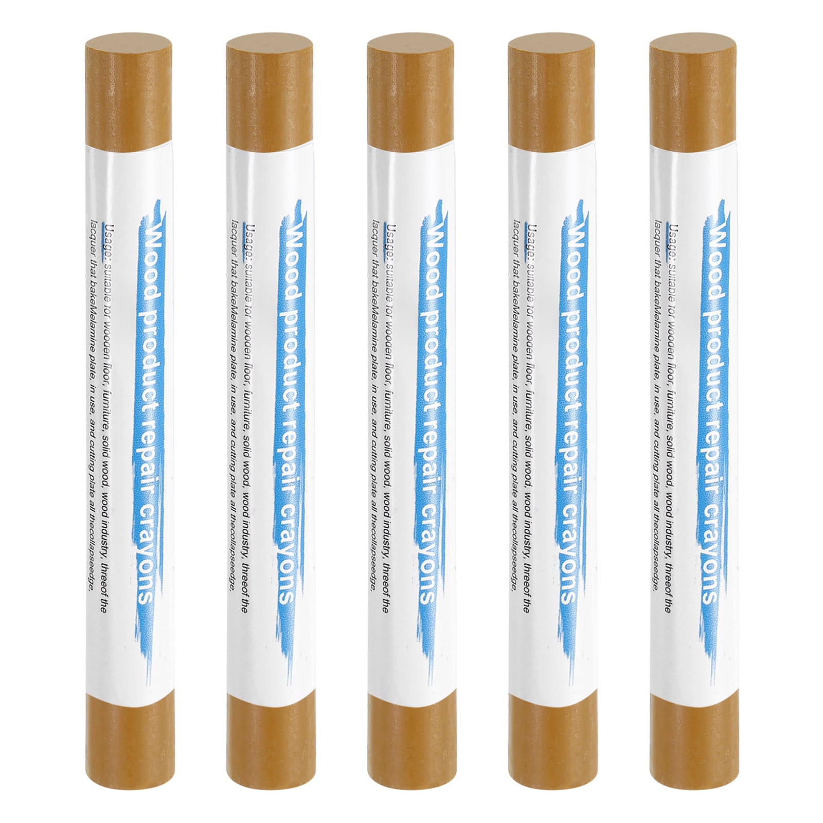 Harfington 5pcs Wood Filler Sticks Wooden Wax Touch Up Furniture Repair ...