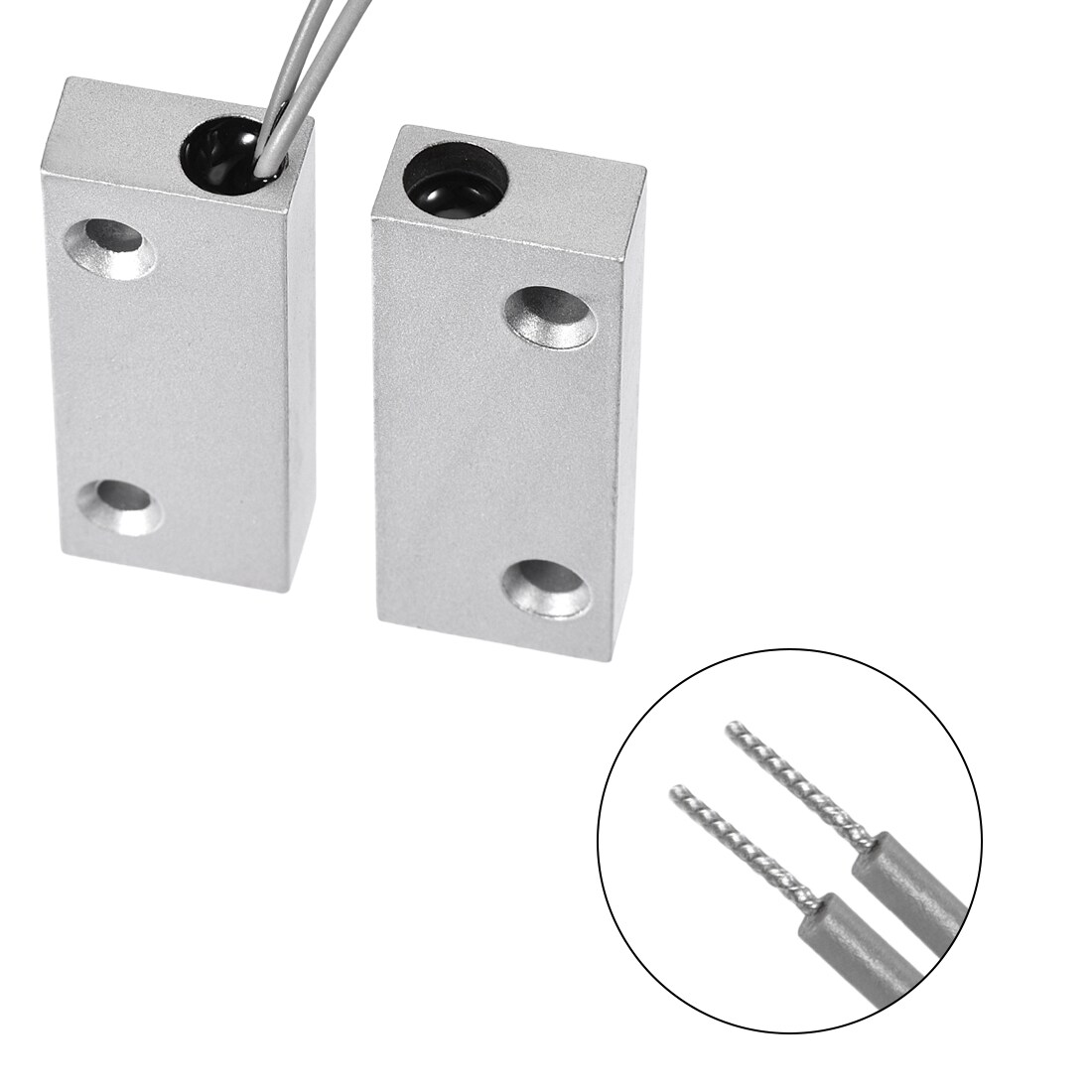 Unique Bargains Rolling Door Contact Magnetic Reed Switch Alarm with 2 ...
