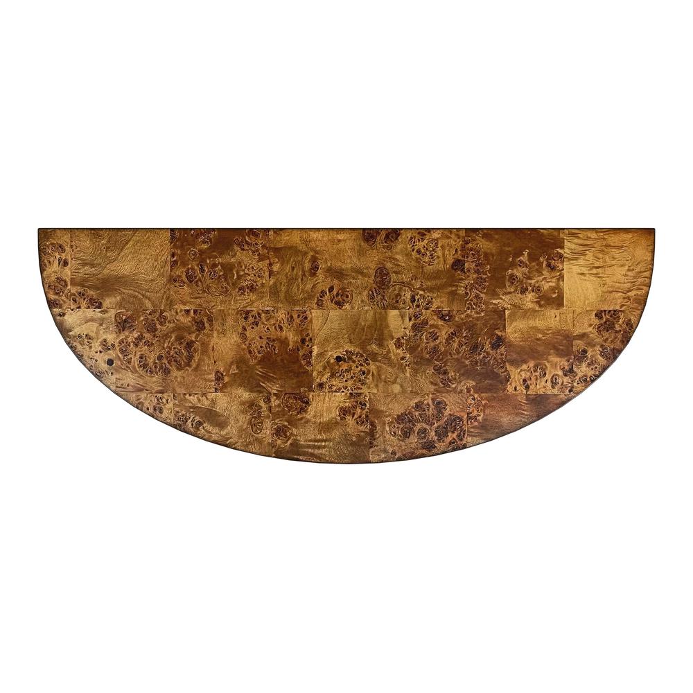 Butler Specialty Ingrid Traditional Burl Console Table Medium Brown in ...