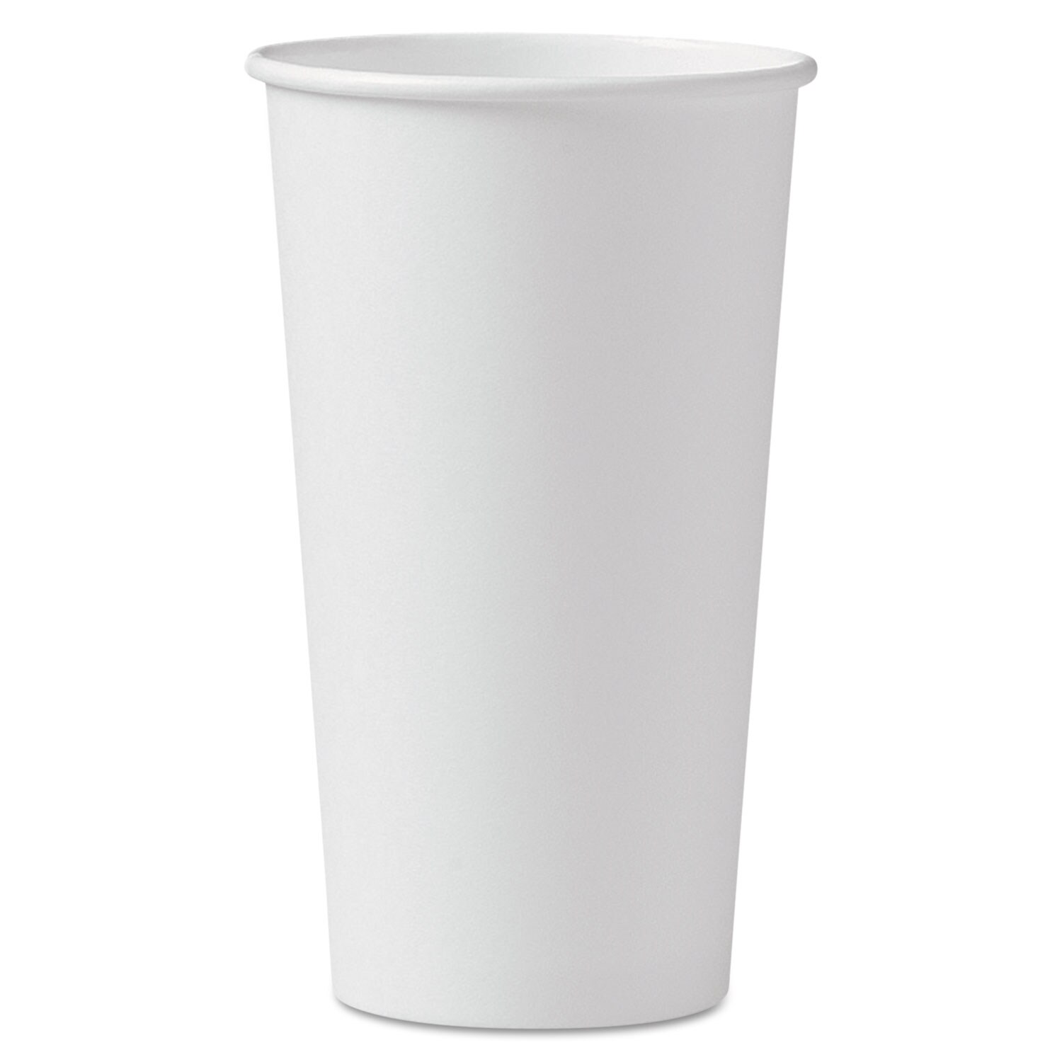 Dart Single-Sided Poly Paper Hot Cups 20 oz White 600 per Carton in the ...