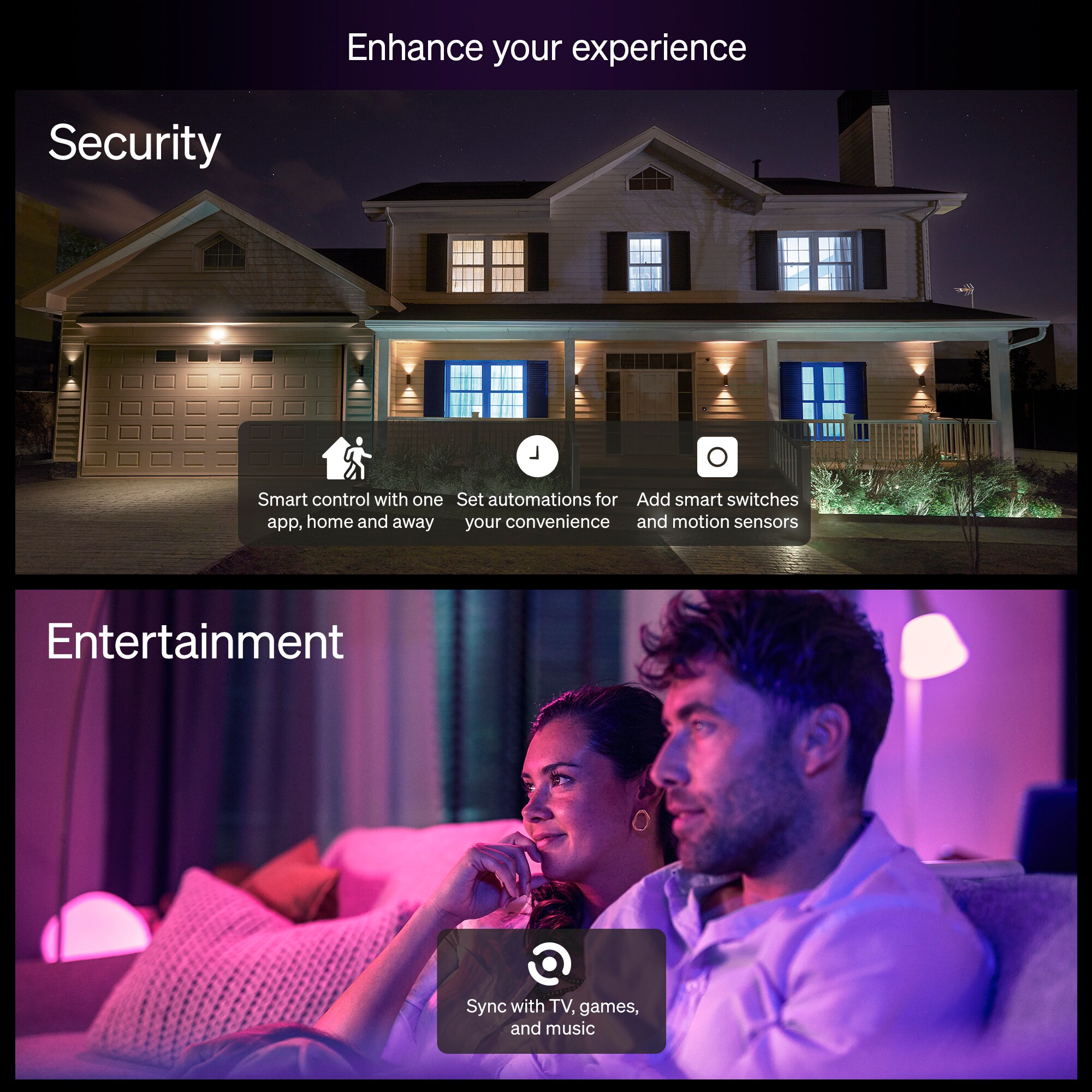 Philips Hue Hue Essentials 85 -Watt EQ BR30 Color-changing Medium screw ...