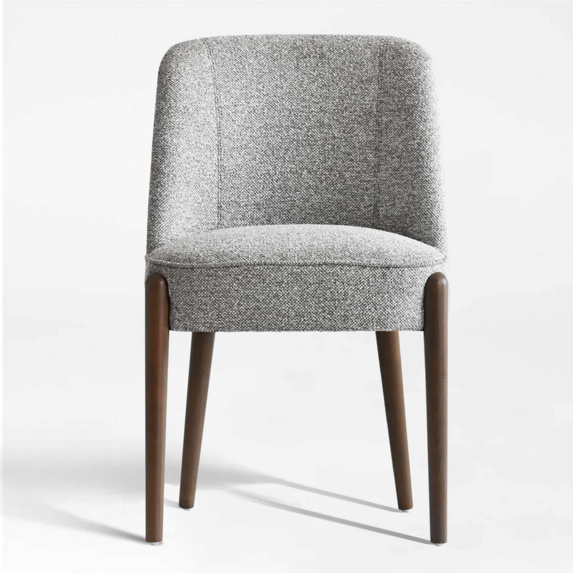Maison Boucle Set of 4 Gray Boucle Upholstered Dining Chairs with Thick ...
