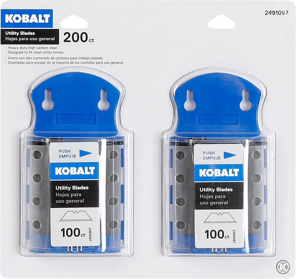Kobalt 200-Pack Replacement Utility Blades at Lowes.com