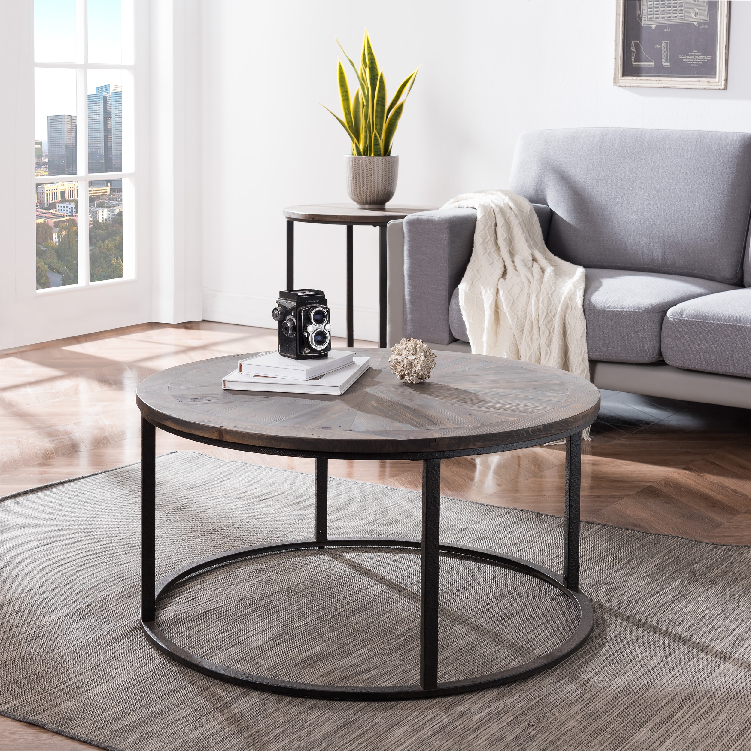 Safavieh Landsmill Reclaimed Wood Cocktail Table in the Coffee Tables ...