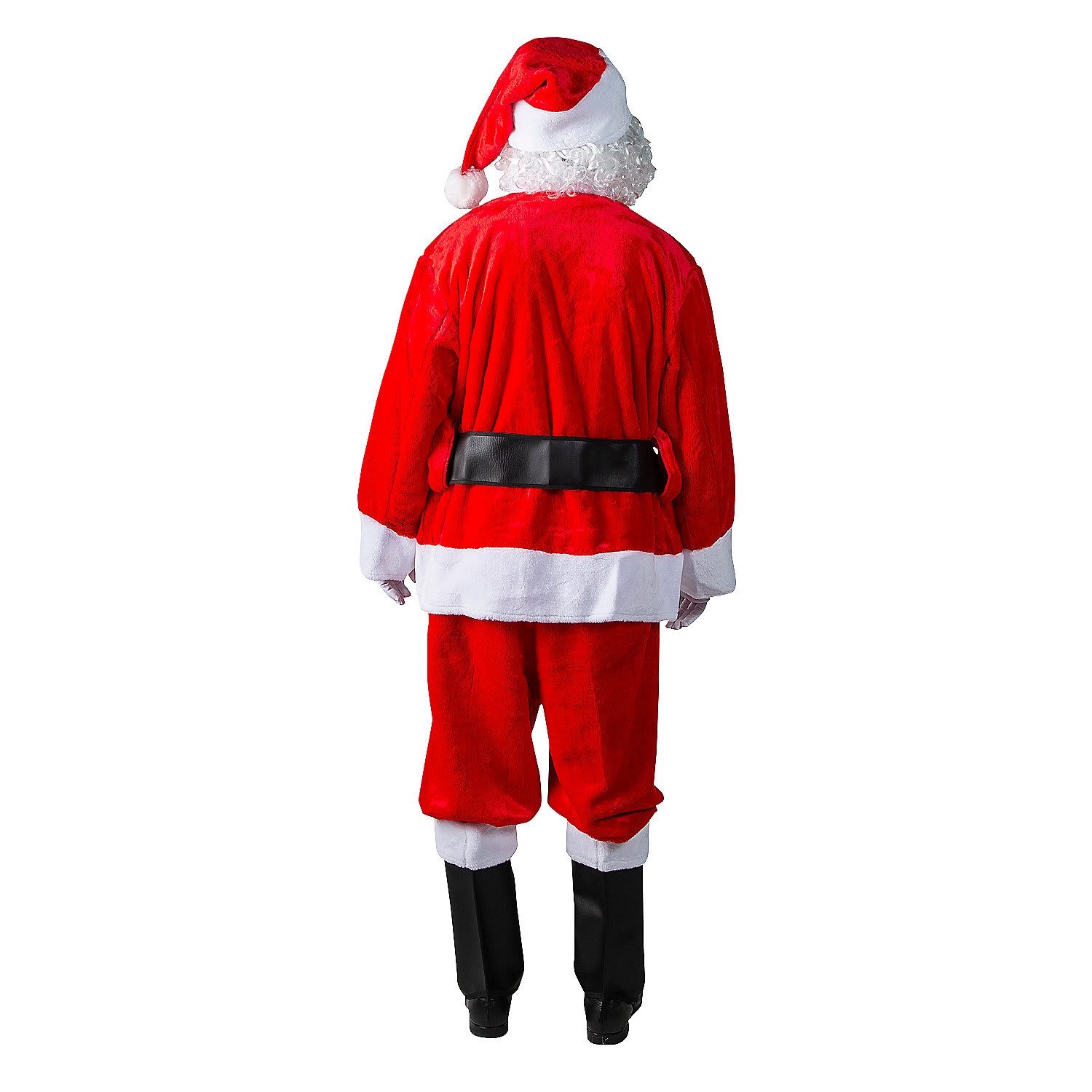 Halco Adult Men's 10-Piece Deluxe Plush Santa Suit Costume - XL at ...