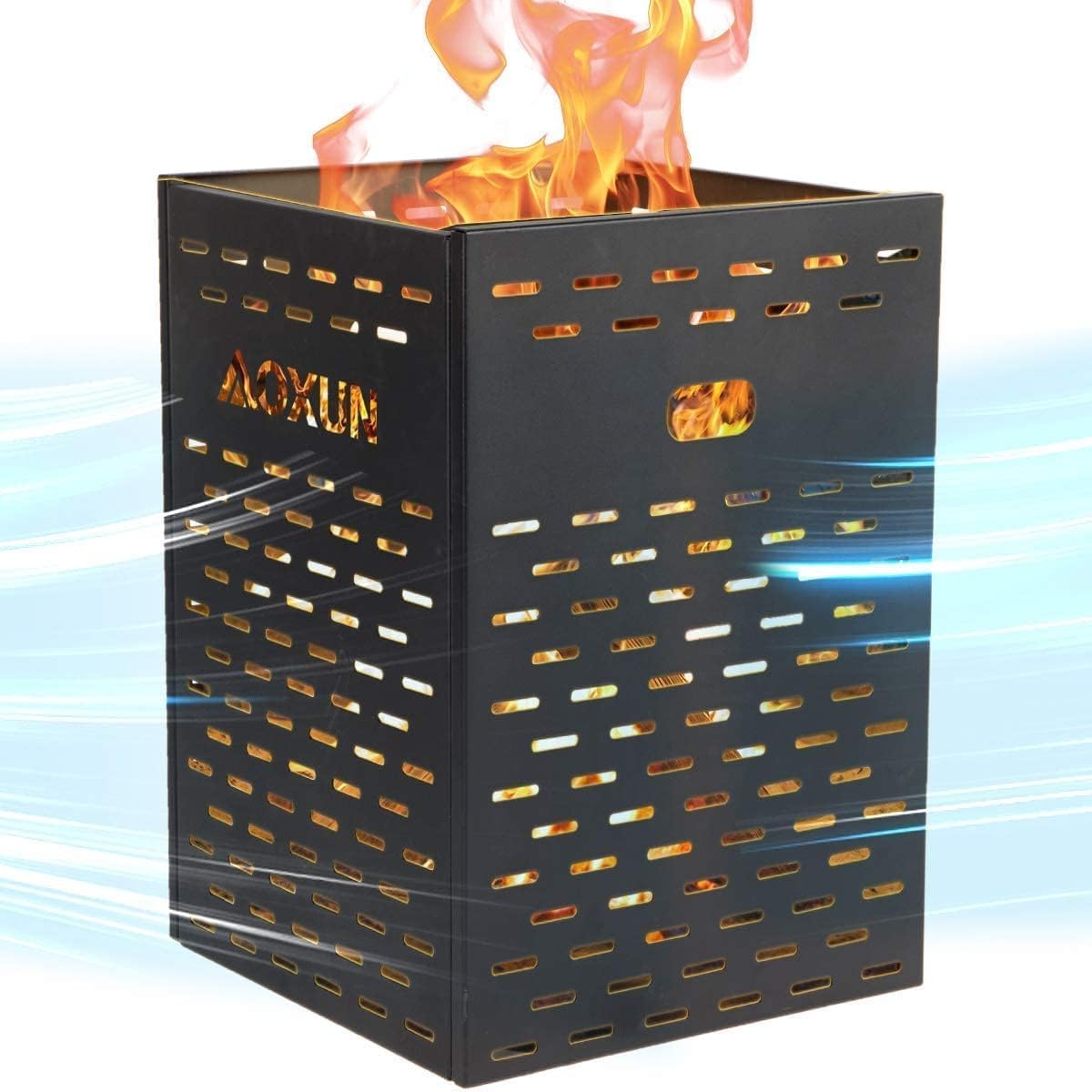 AOXUN 30in 63 Gallon Ultra Thick Burn Barrel for Yard in the Wood ...