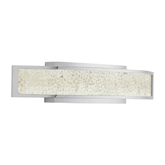 elan Crushed Ice 24.25-in 2-Light Chrome LED Modern/Contemporary Vanity ... elan Crushed Ice 24.25-in 2-Light Chrome LED Modern/Contemporary Vanity ...