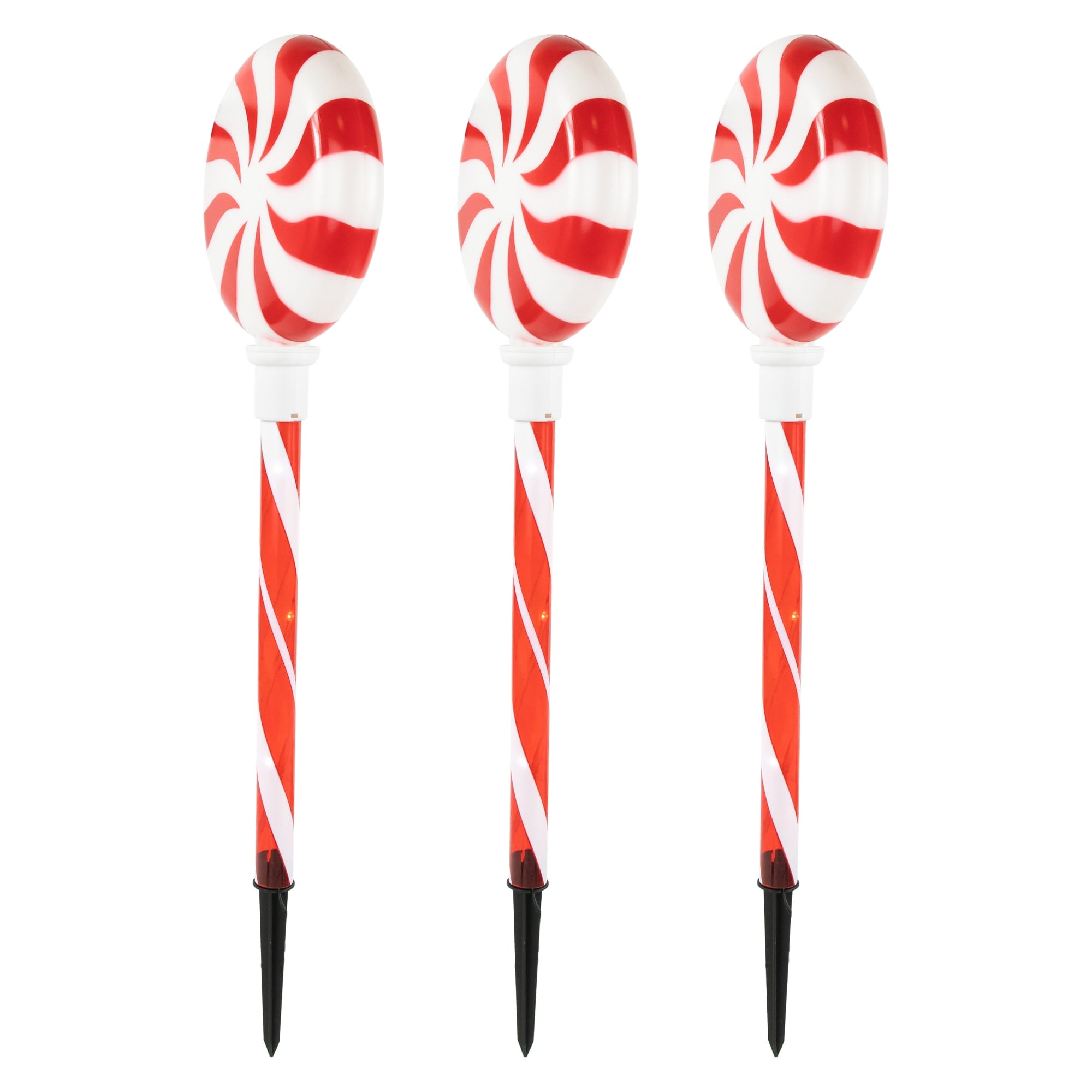 Northlight LED Lighted Peppermint Swirl Candy Outdoor Christmas Pathway ...