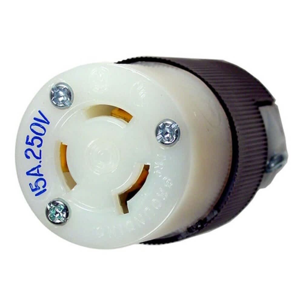 Hubbell Wiring Device-Kellems Locking Connector L6-15R 15 A 250V AC ...